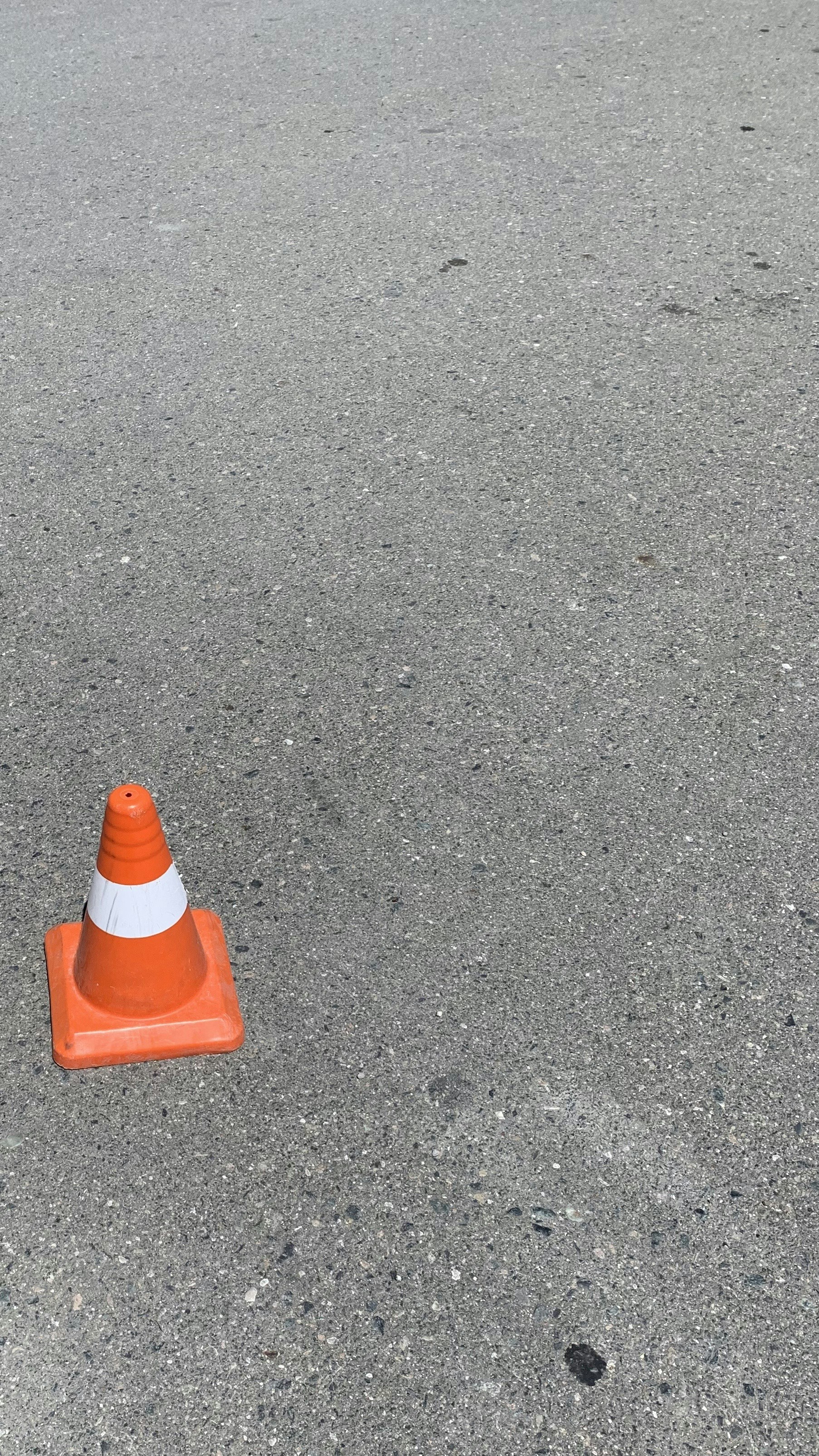 Orange cones on the ground photo – Free Cone Image on Unsplash