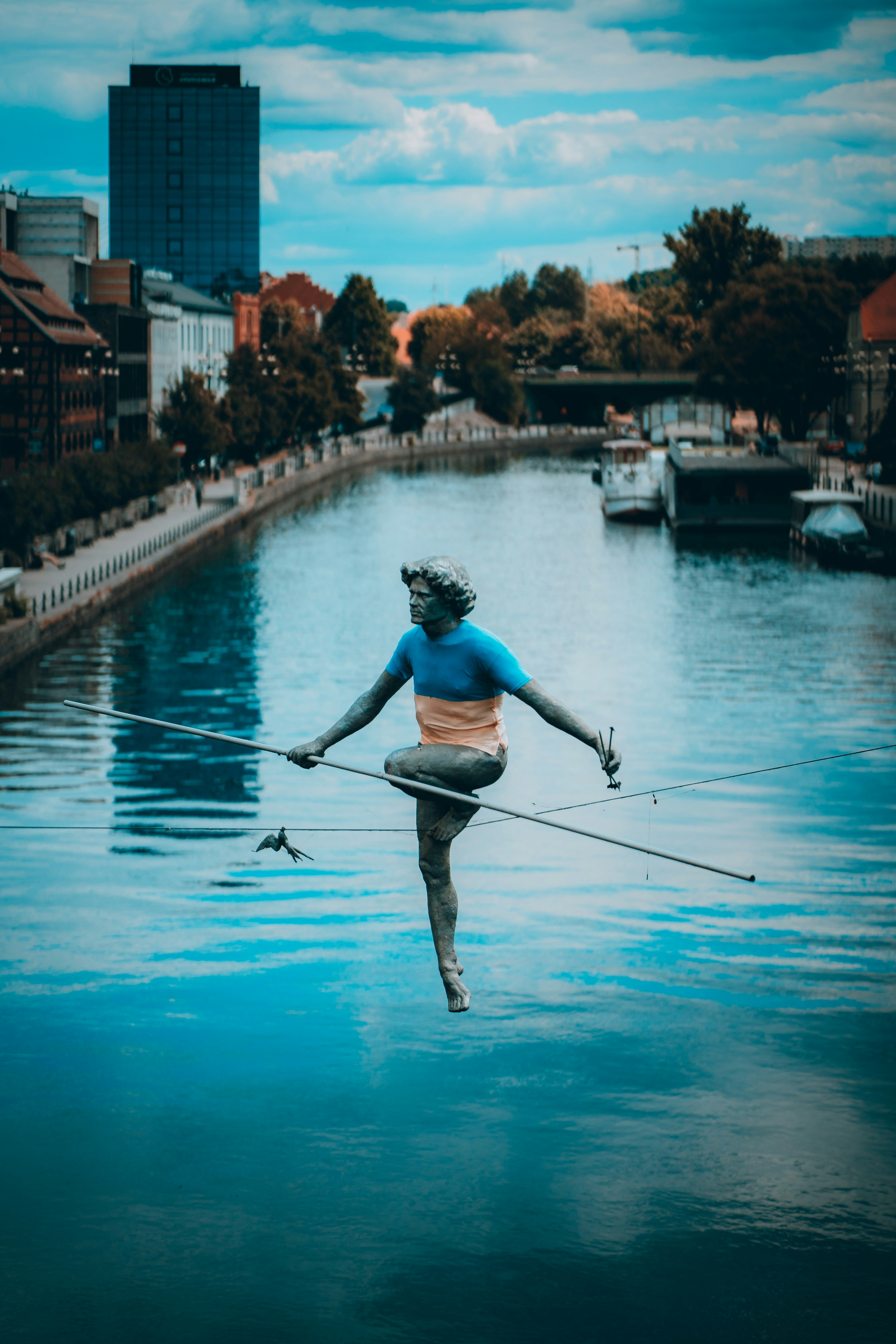 Balancing Act Over the River: A Pole Vault of Quiet Courage