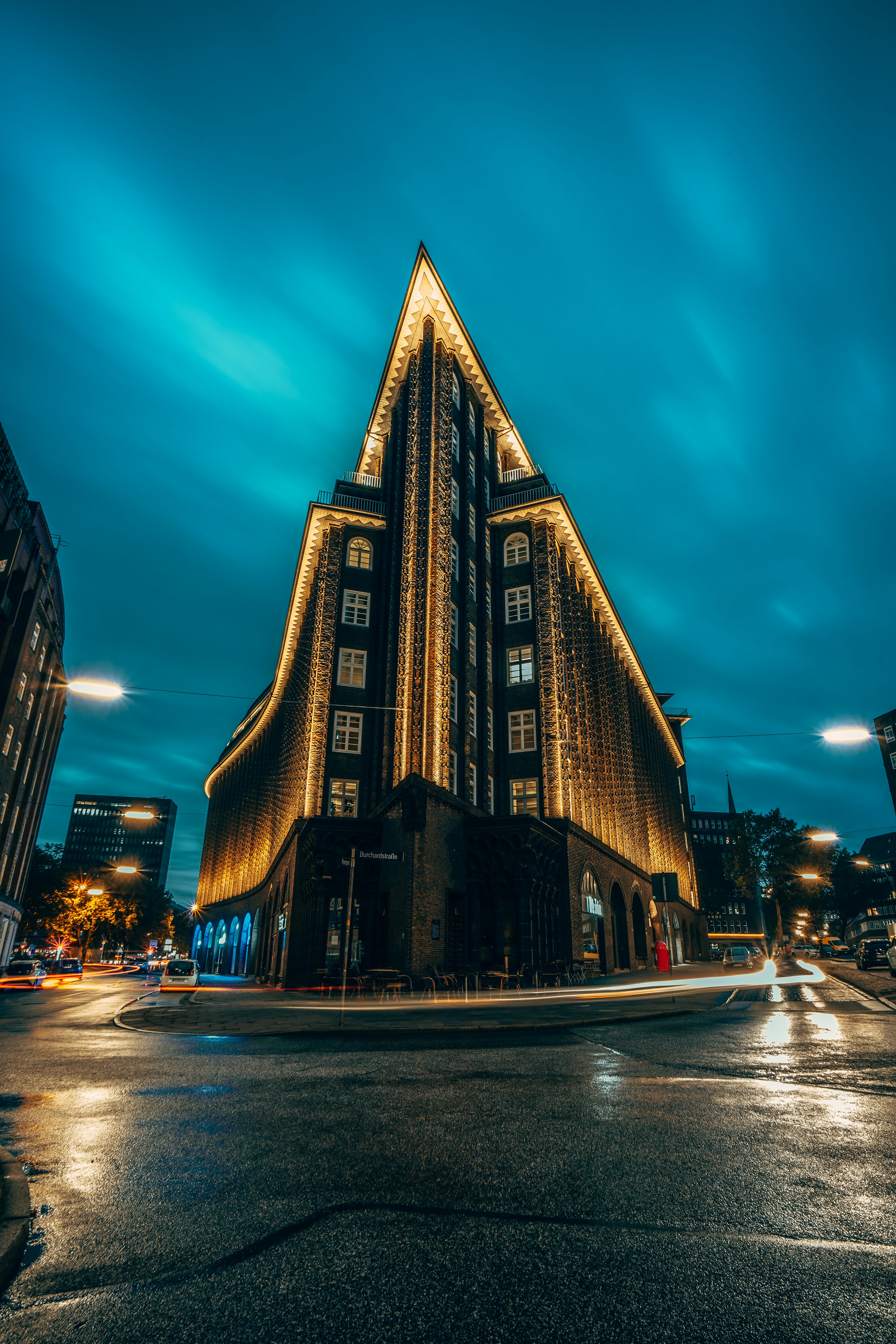 a tall building with a tower