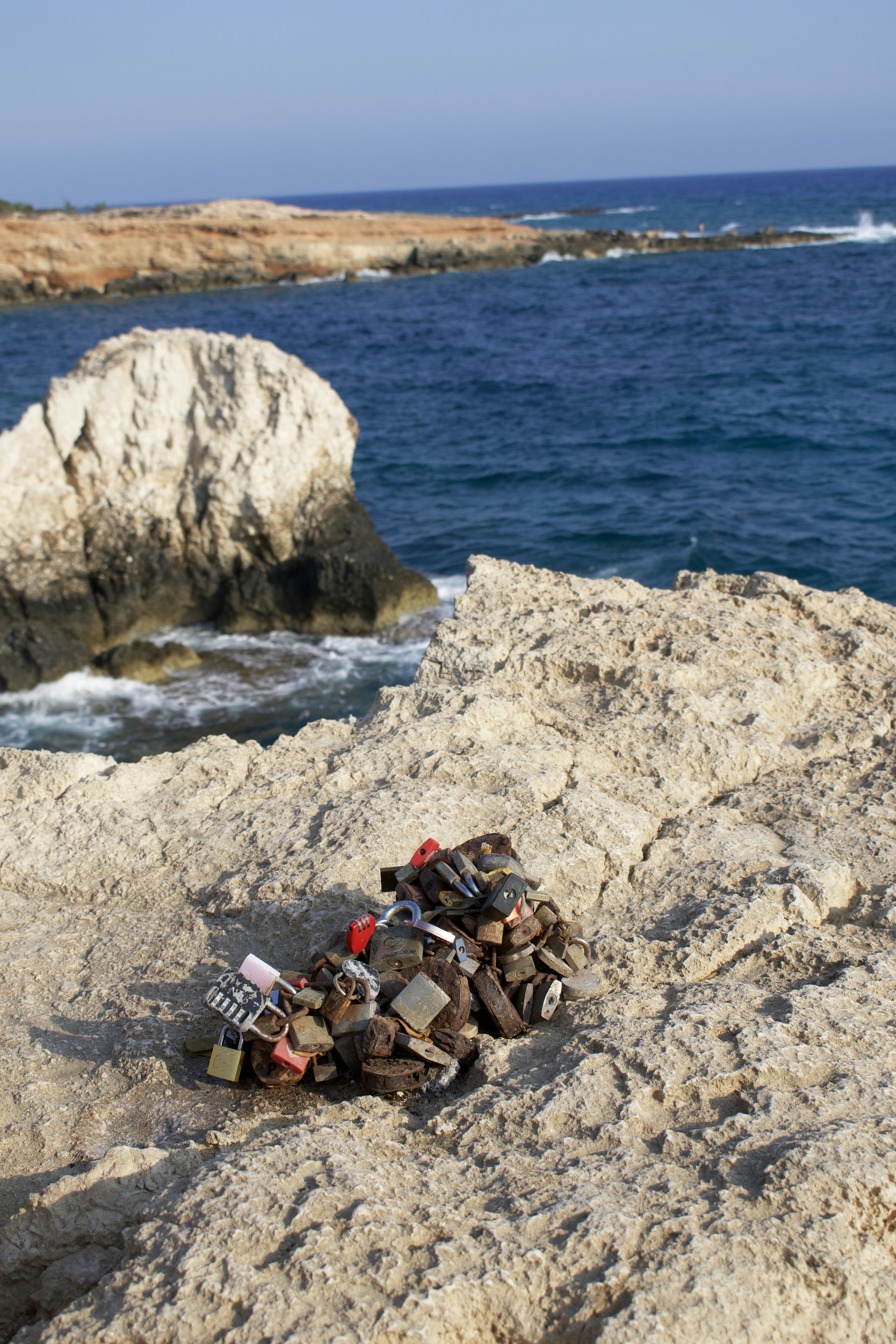 Locks on the Cliff: Love Locks by the Sea