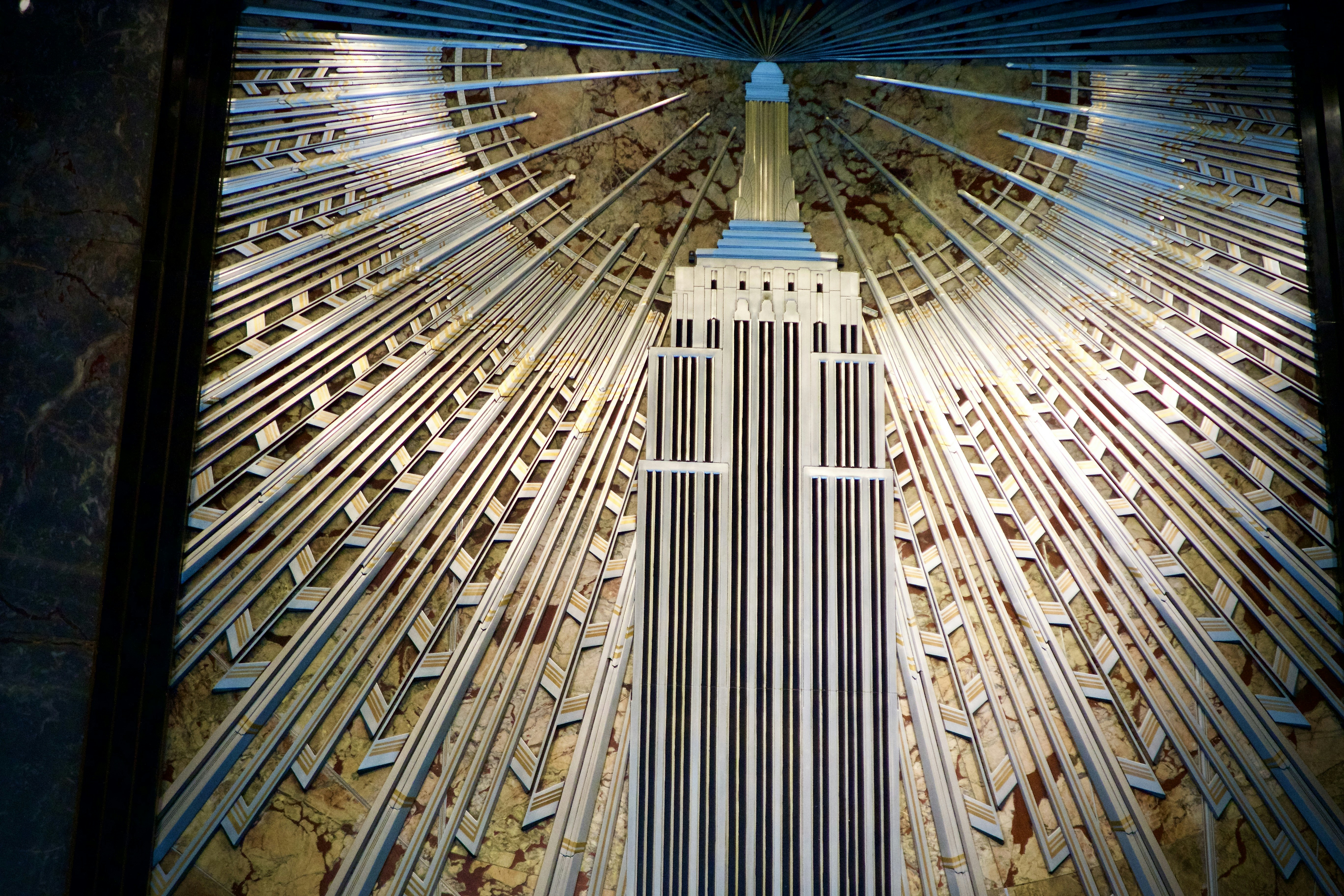 Radial Rails Crown a Central Tower: An Industrial Starburst