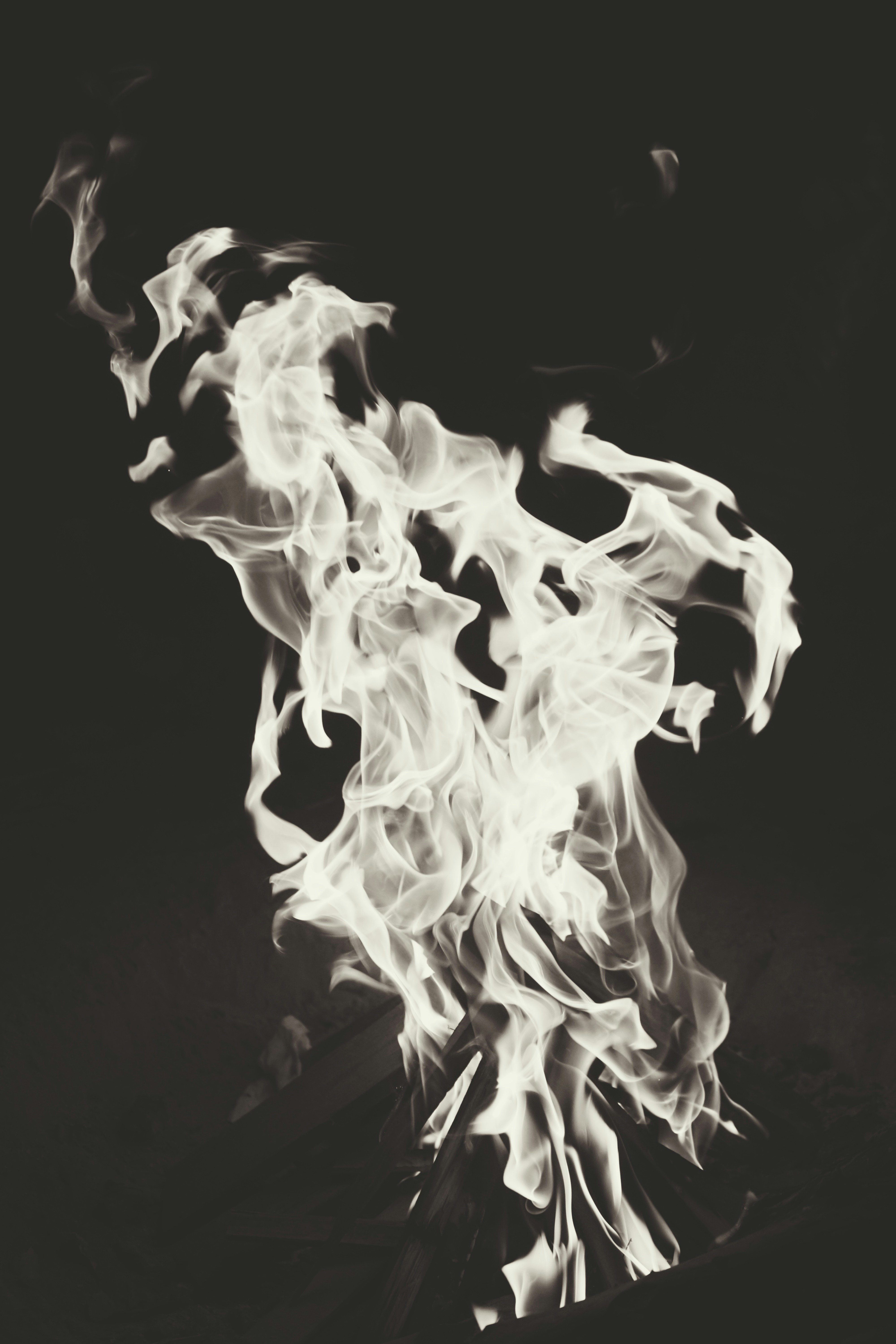 Flame Formations: A Whorl of Fire in Silence