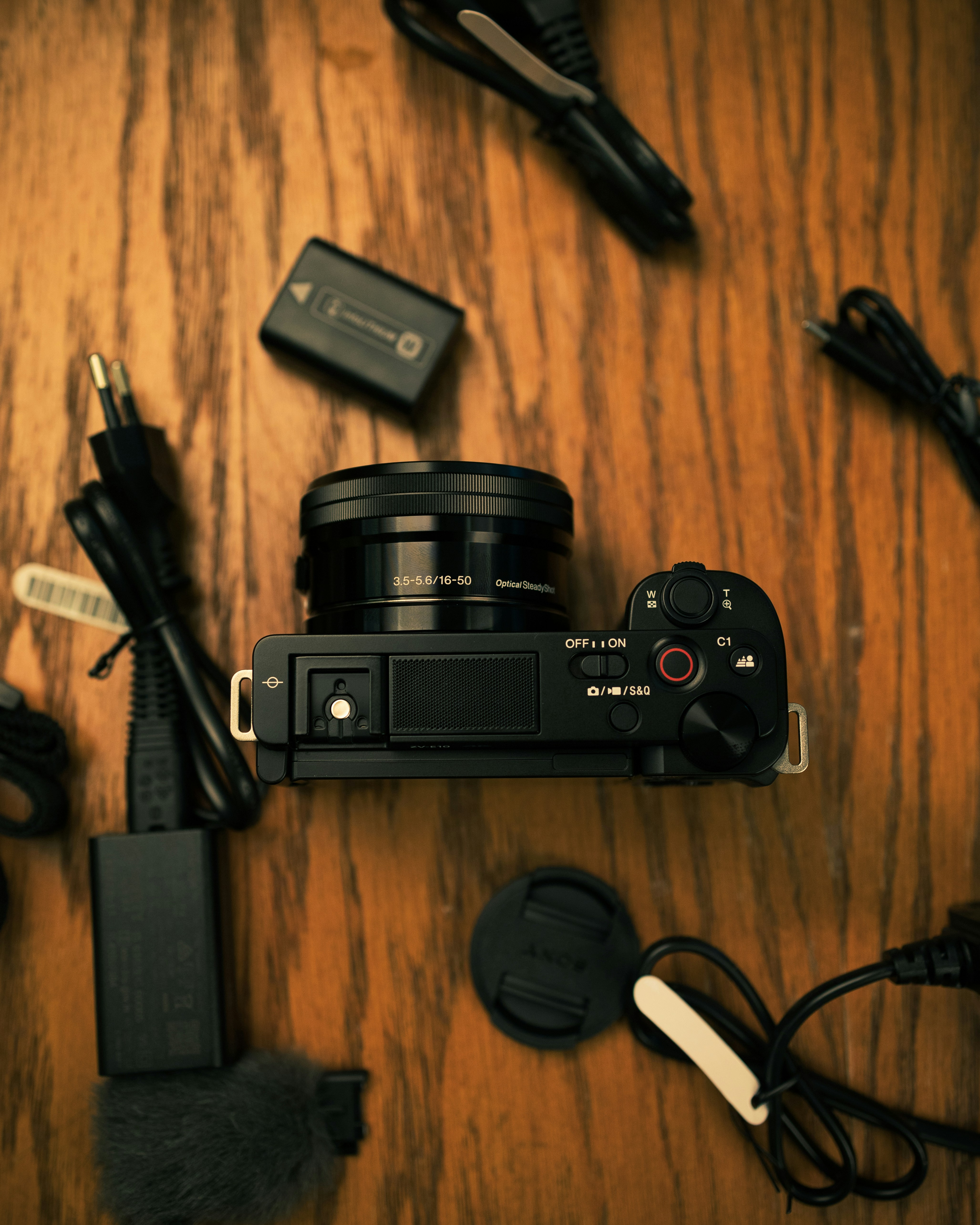 A group of items on a wooden table photo – Free Black Image on Unsplash