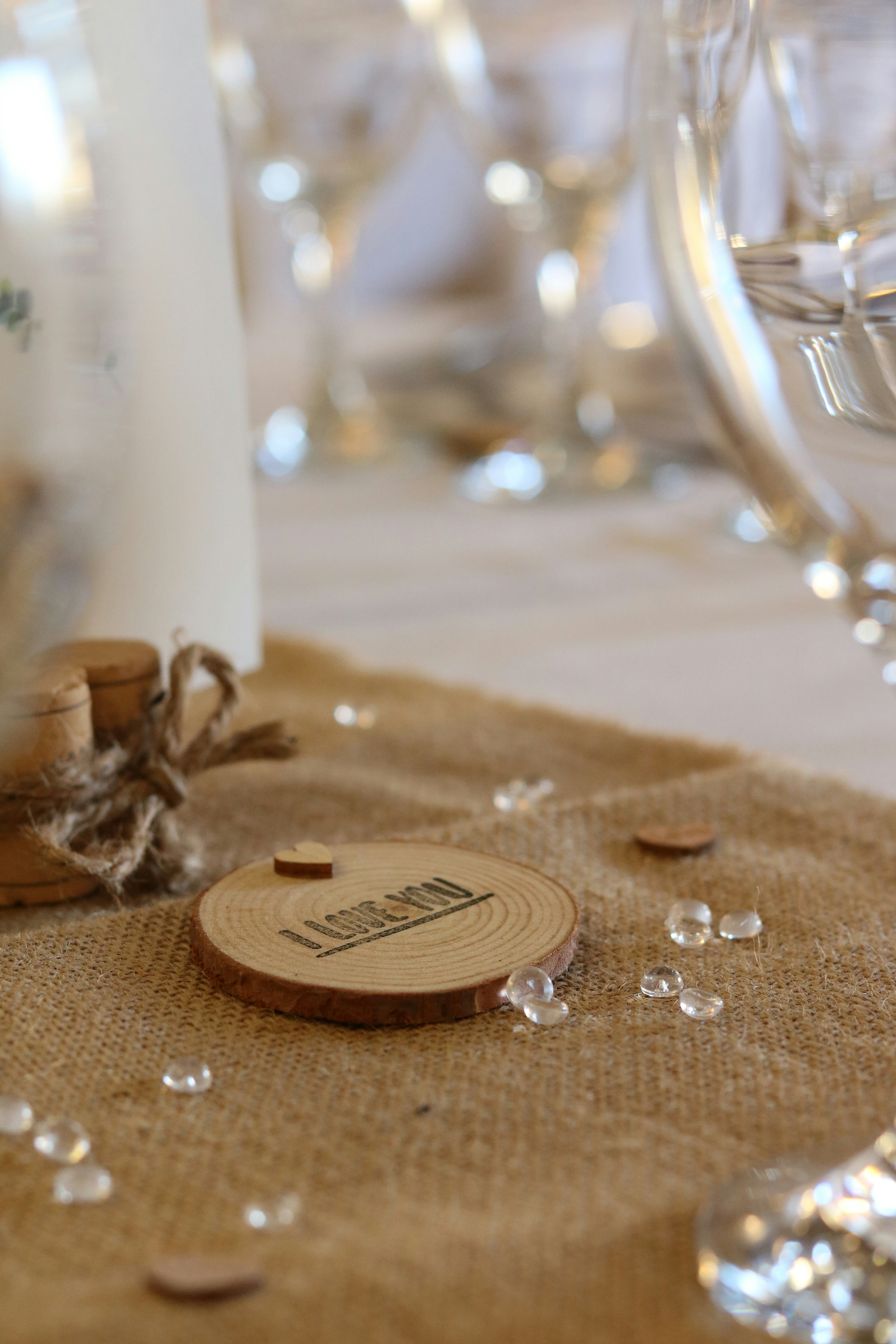 A close-up of a table with a gold ring and a glass photo – Free Le clos ...