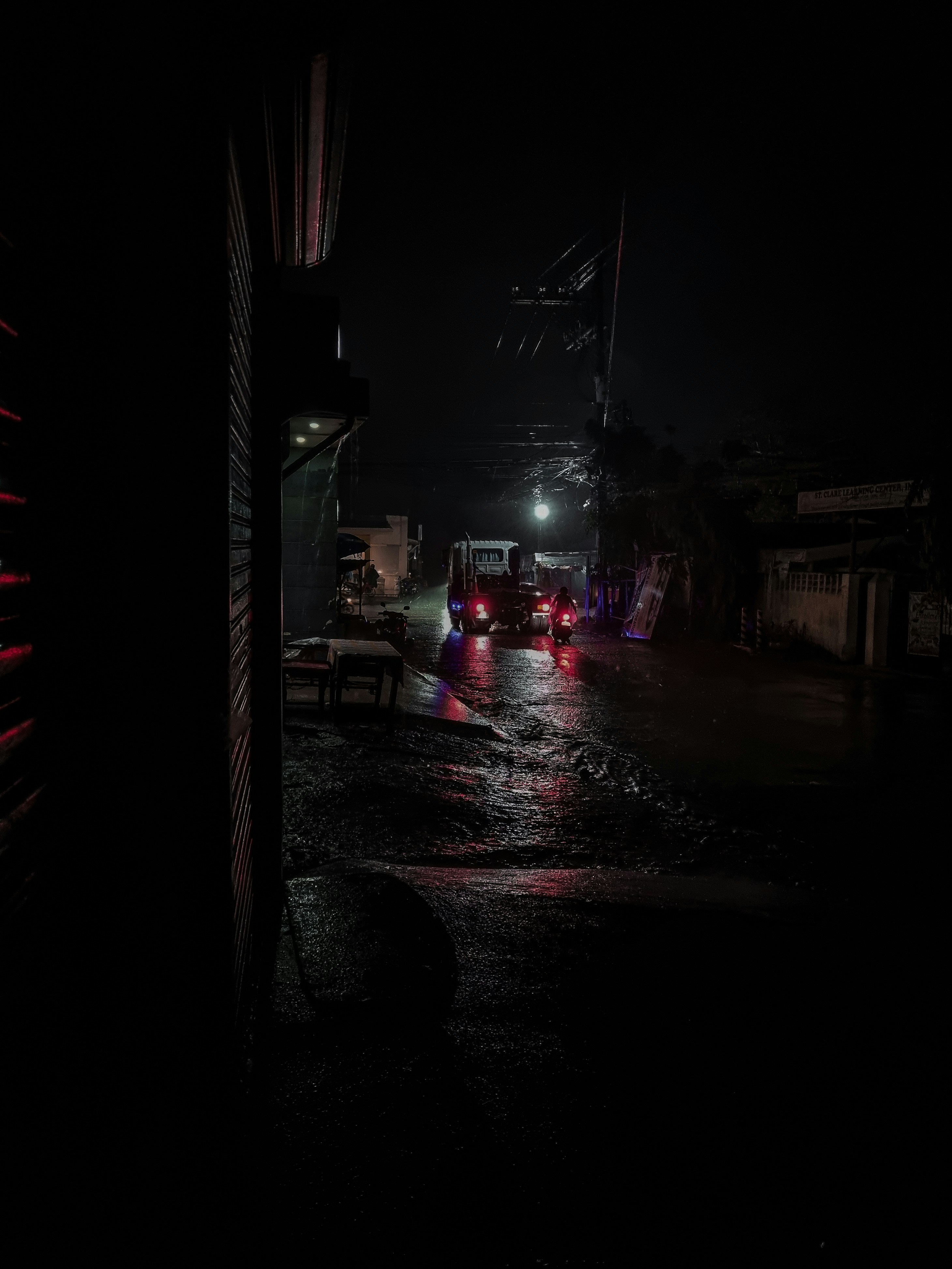 a street at night