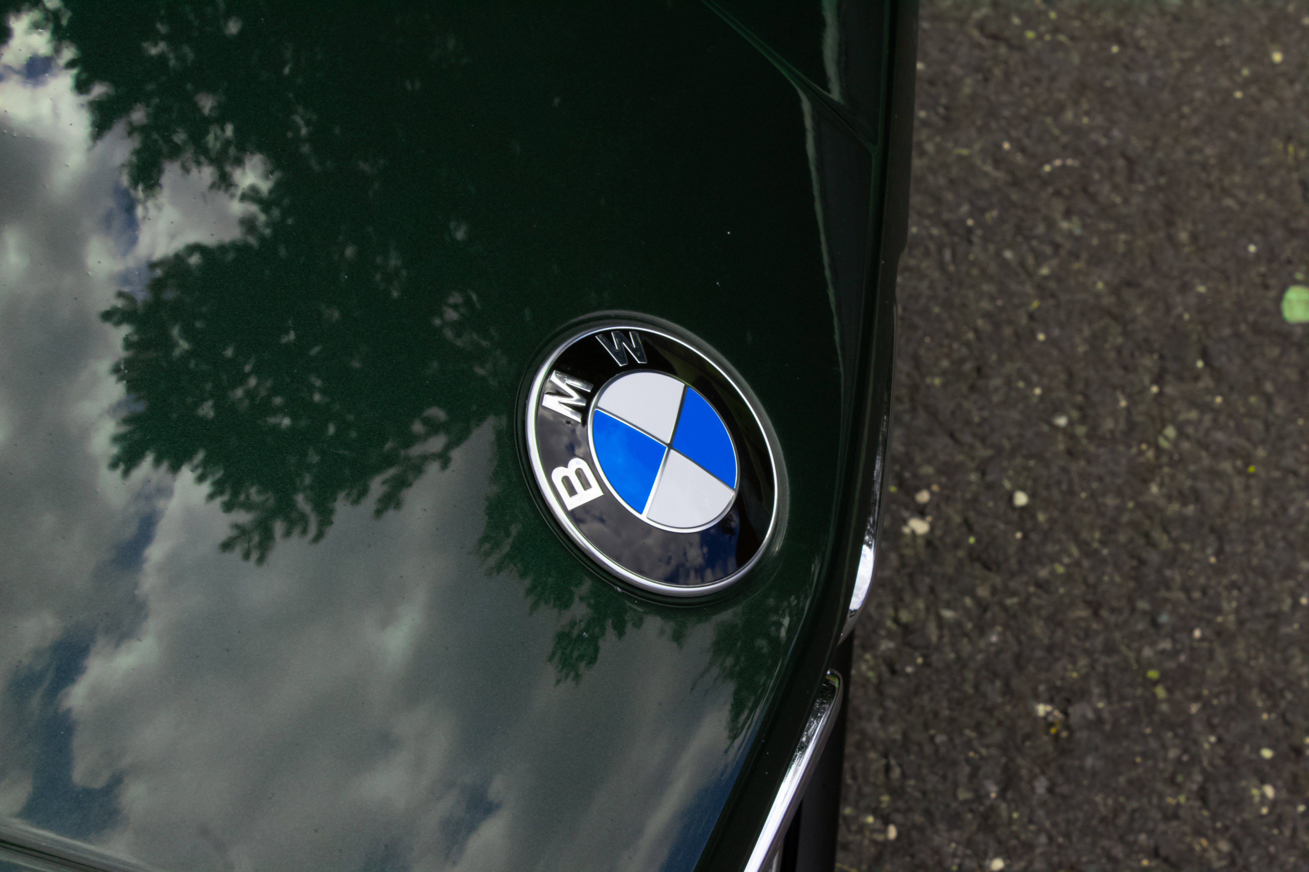 Green BMW 5 series