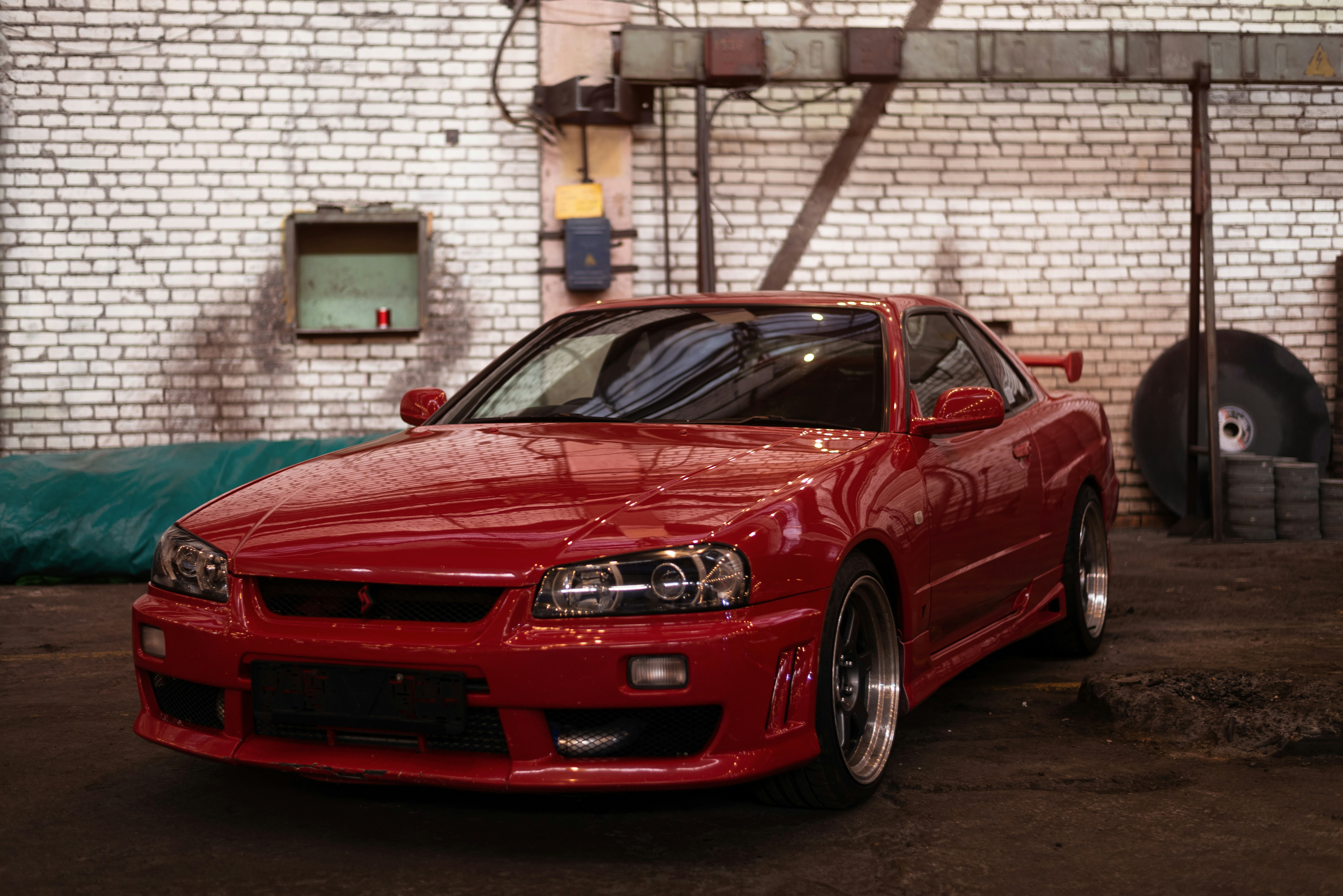 Red Nissan Skyline Wallpaper