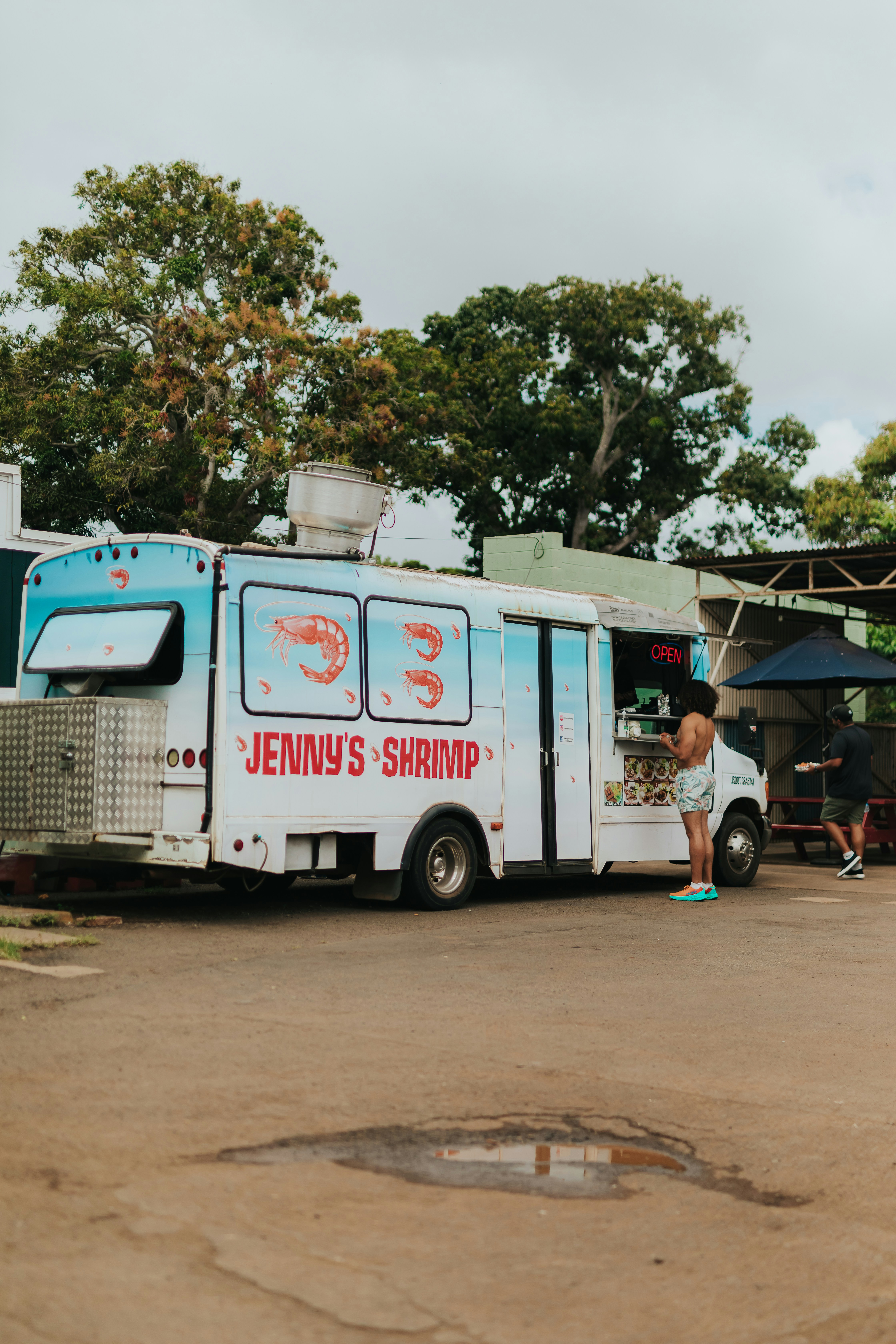 Lively Shrimp Truck at the Sunlit Food Stand