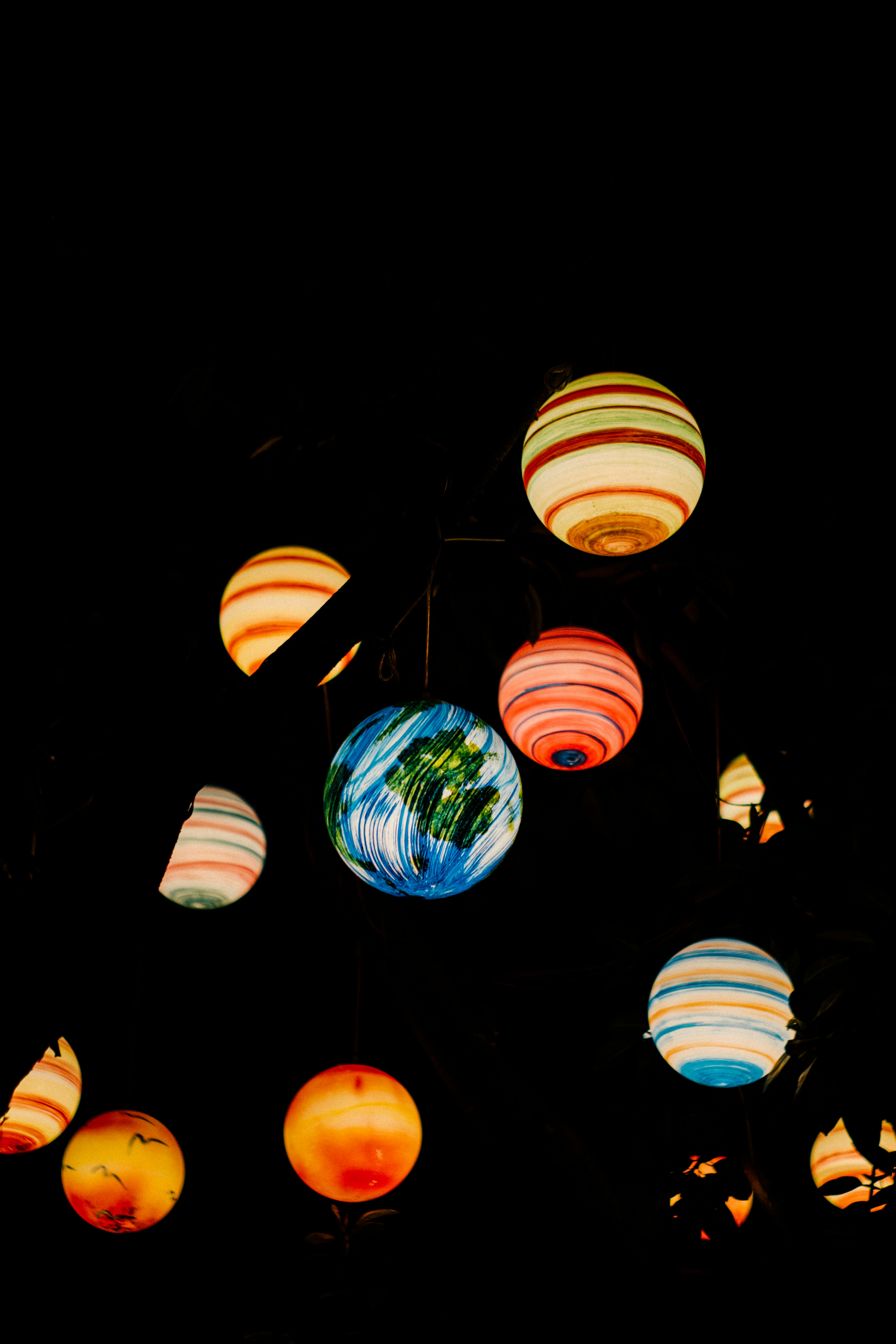 A group of colorful lanterns photo – Free Tree Image on Unsplash