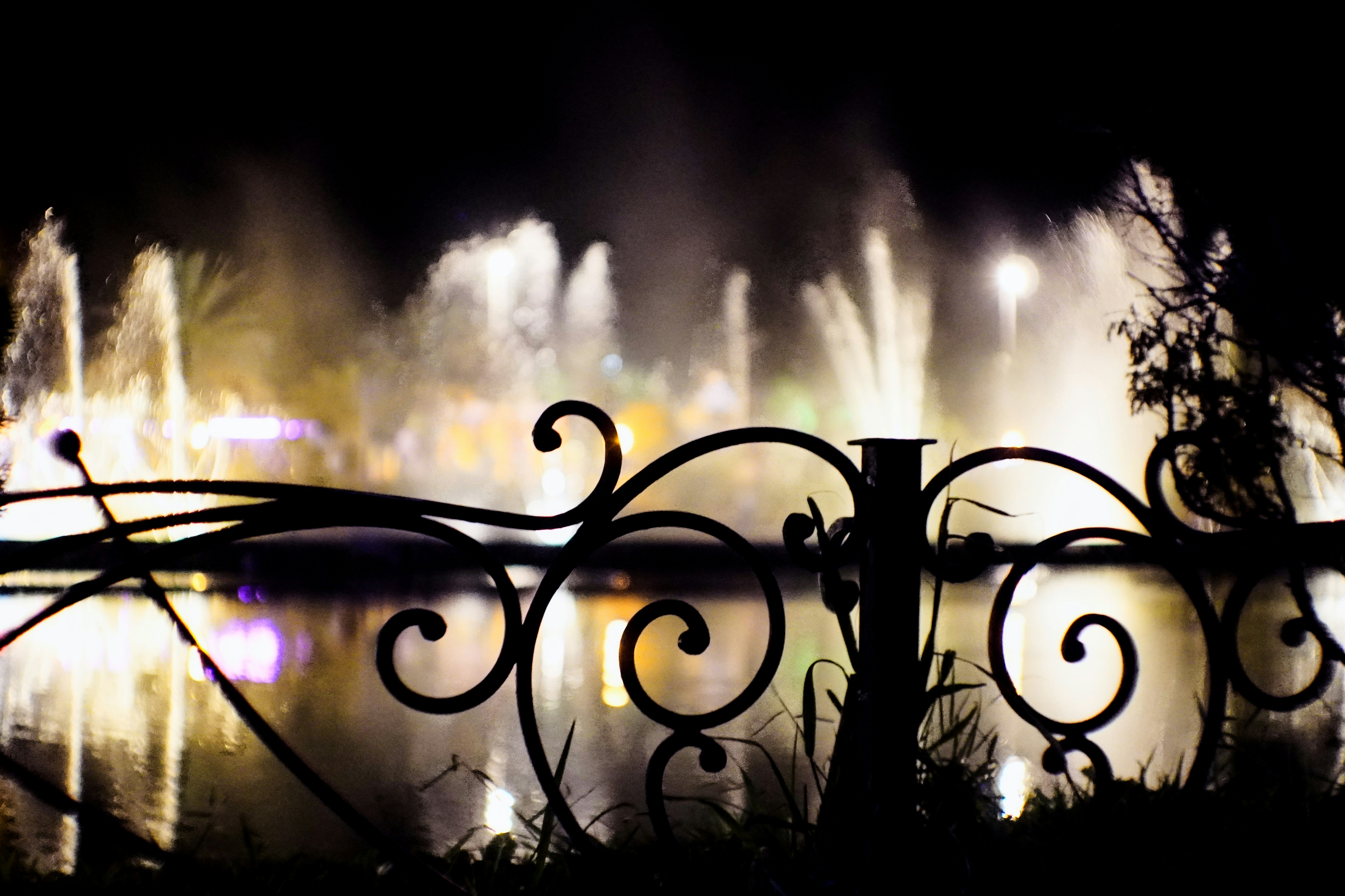 Musical fountain in Batumi City.