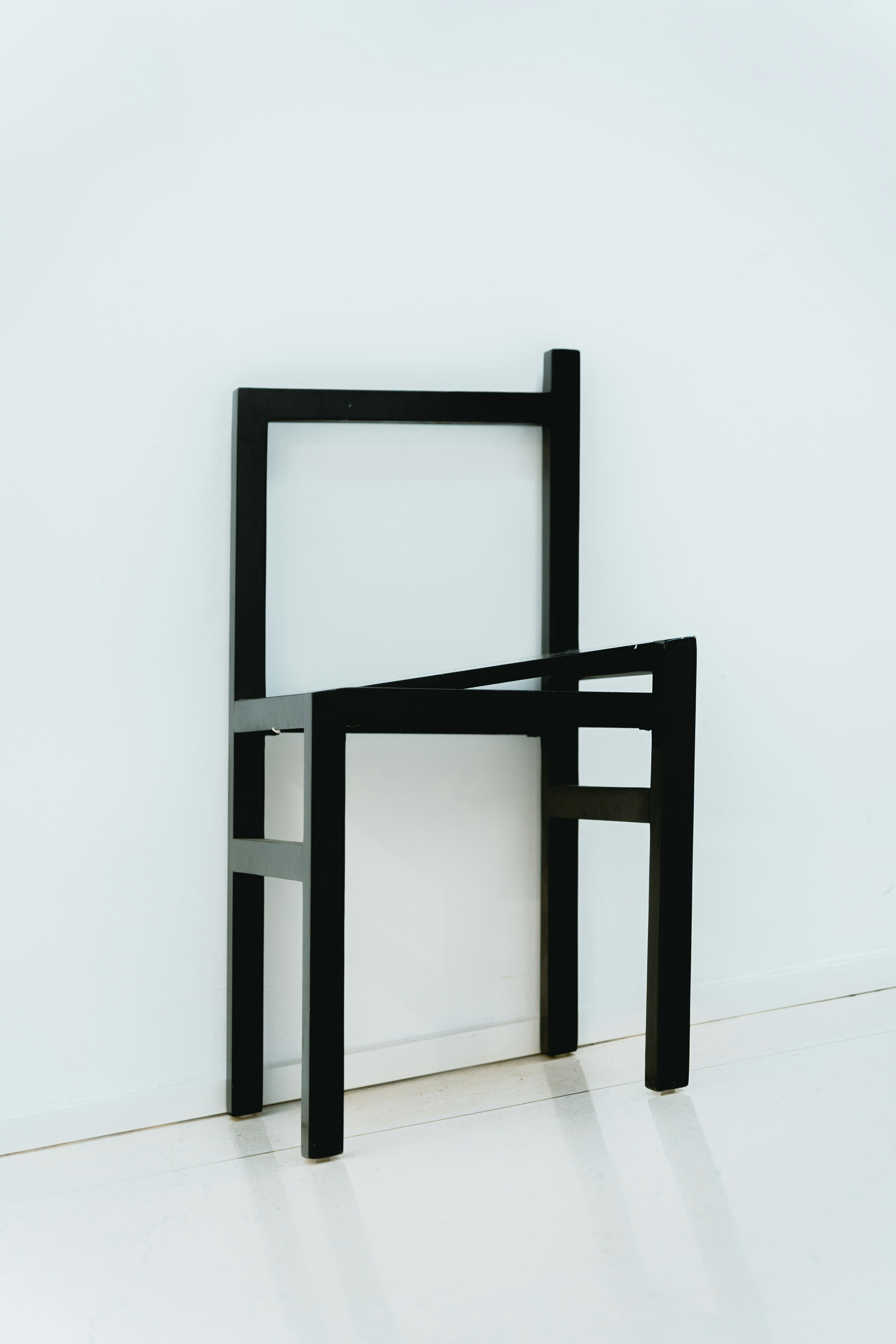Geometric Still Life: Interlocked Frames Reaching Skyward