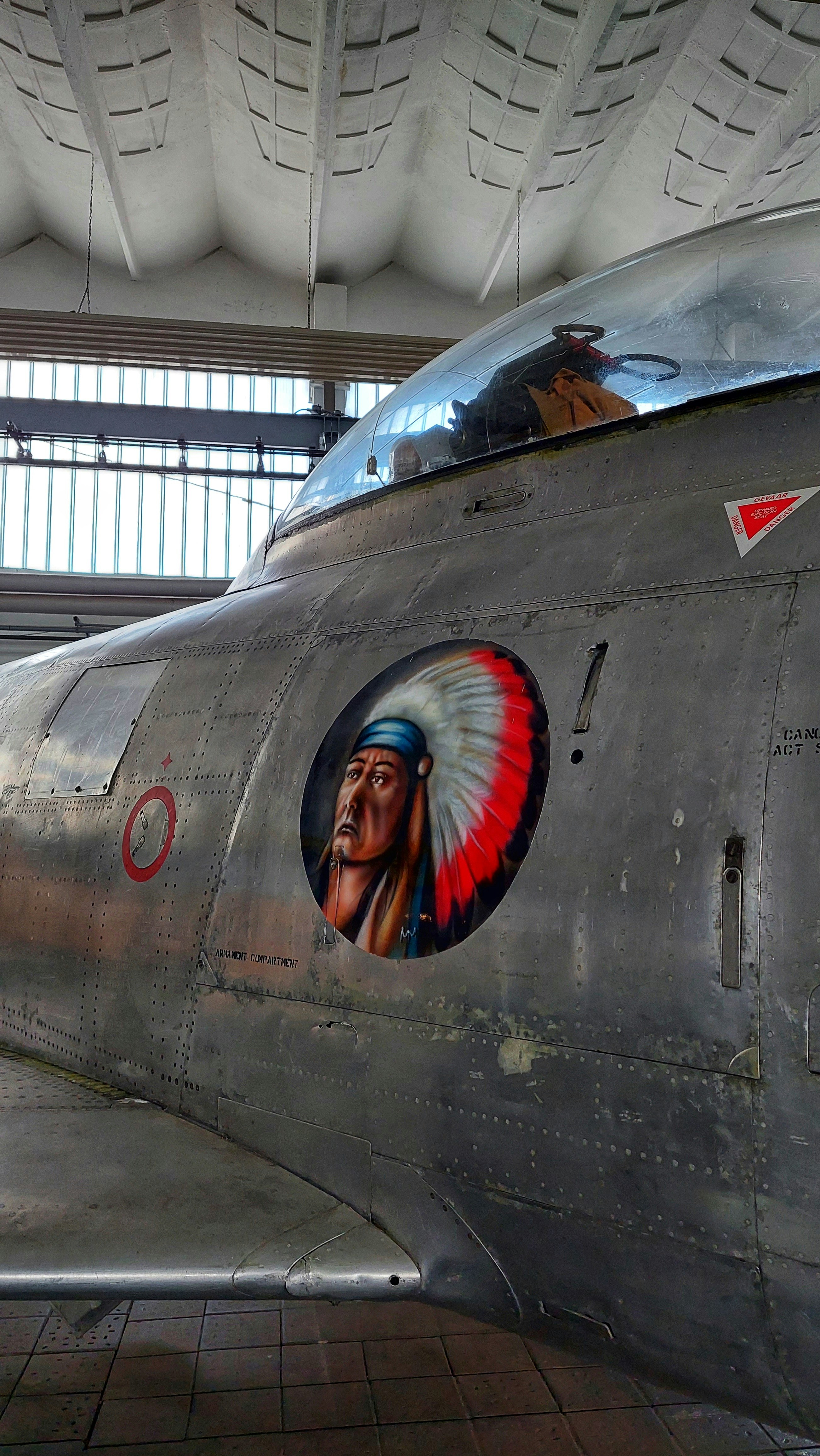 A man's face on a large military tank photo – Free Cockpit Image on ...