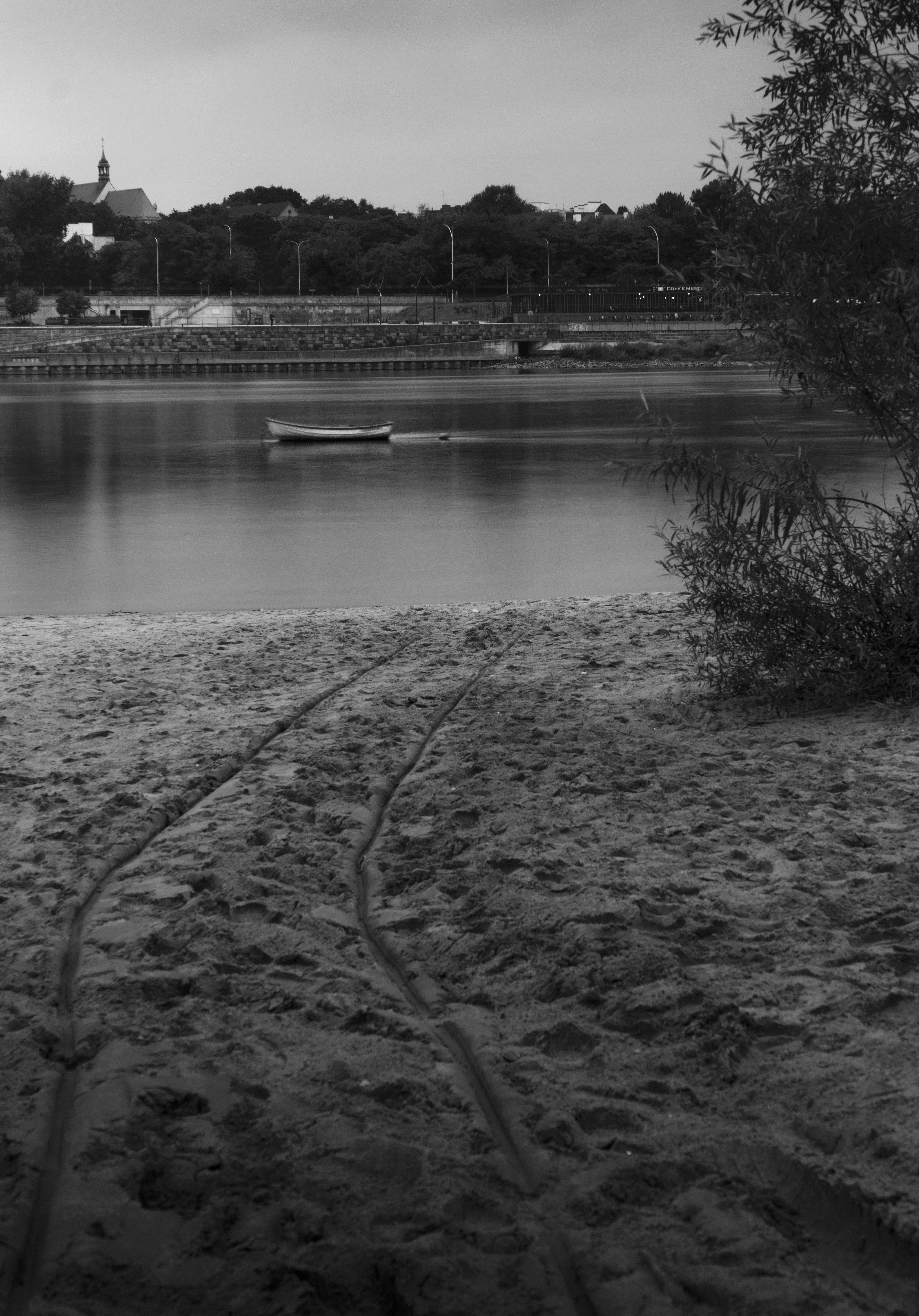 a boat on the water