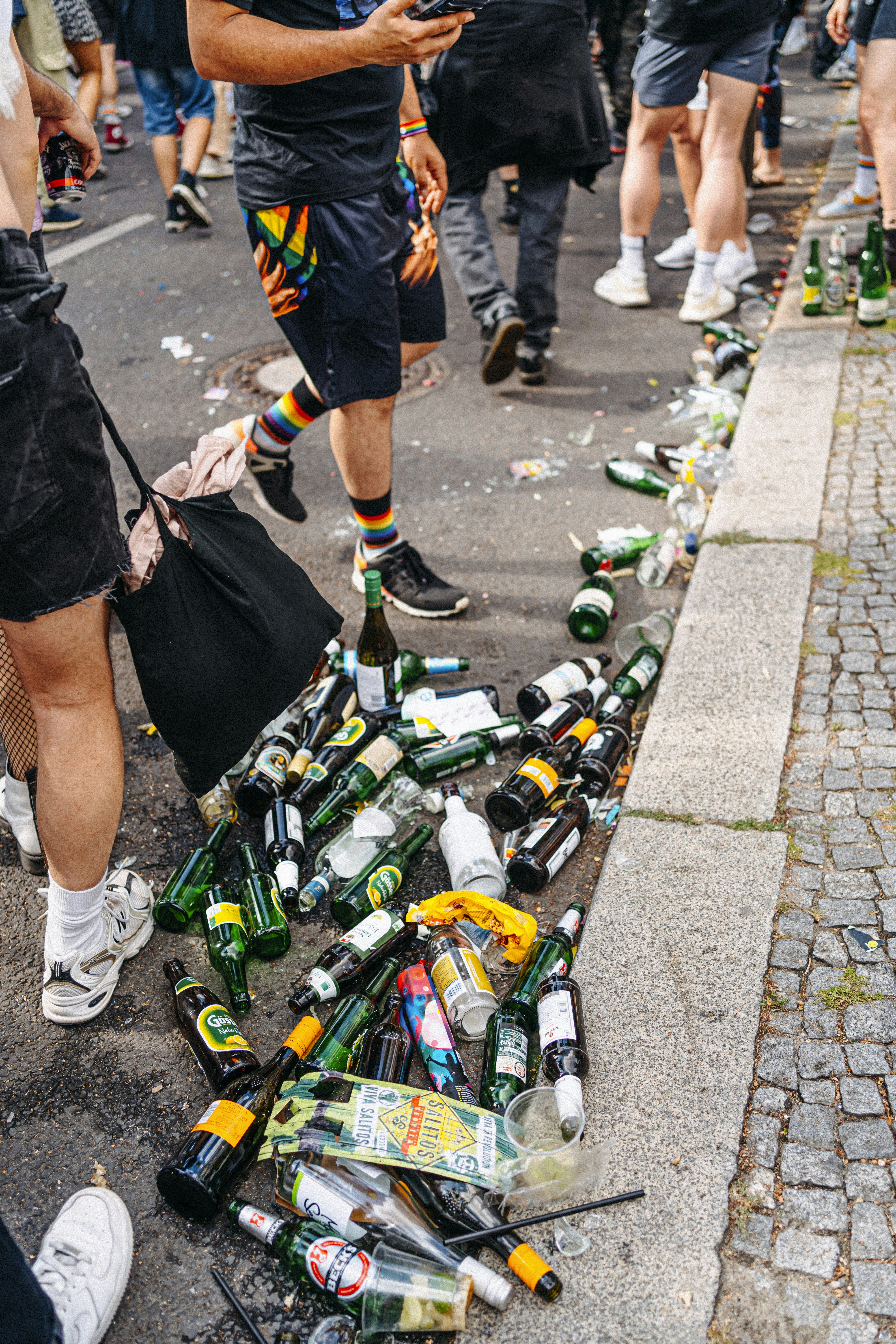 Urban Kaleidoscope: A Festive Aftermath