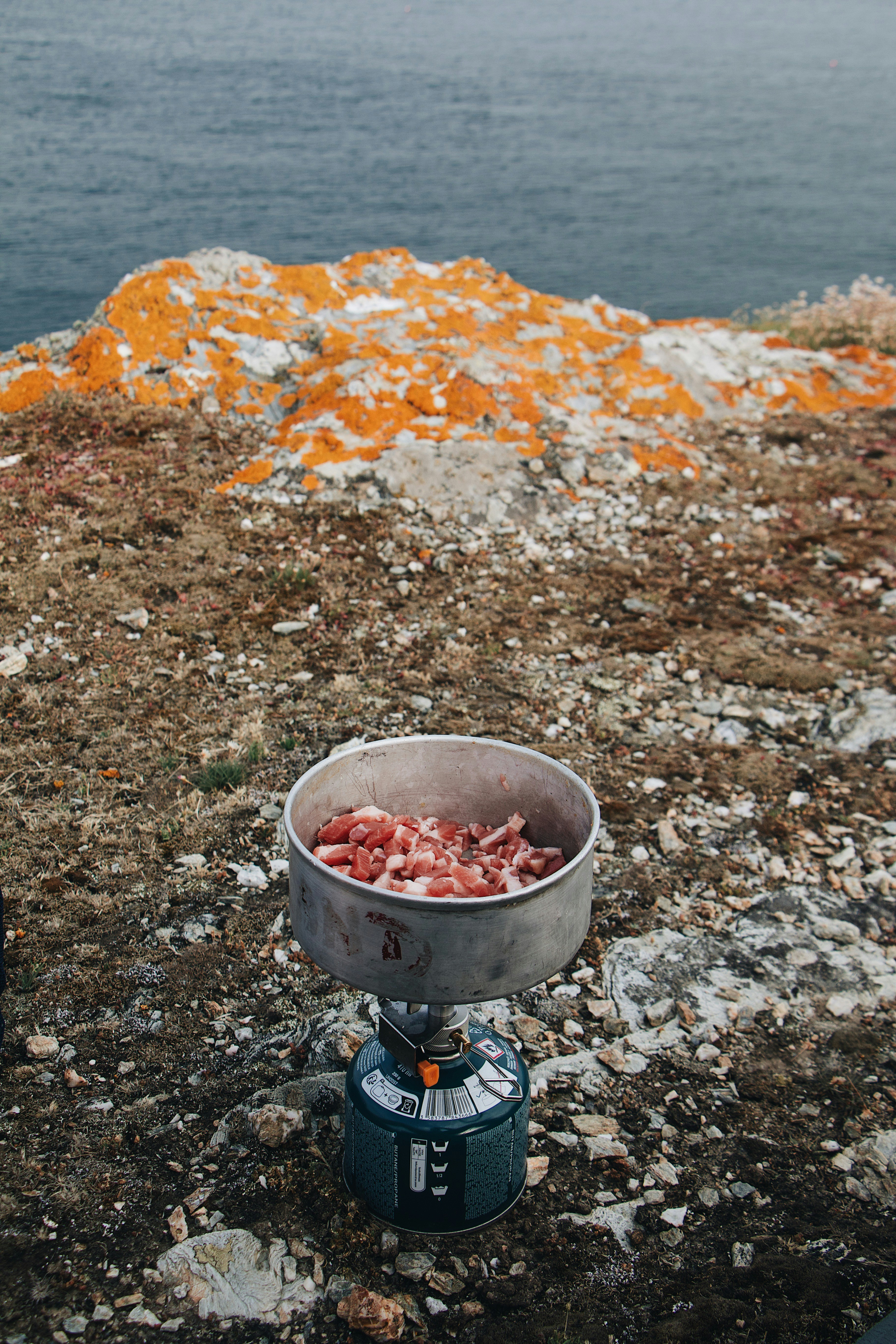 Campfire by the Cliffs: Meat Cooking at the Edge of the Sea