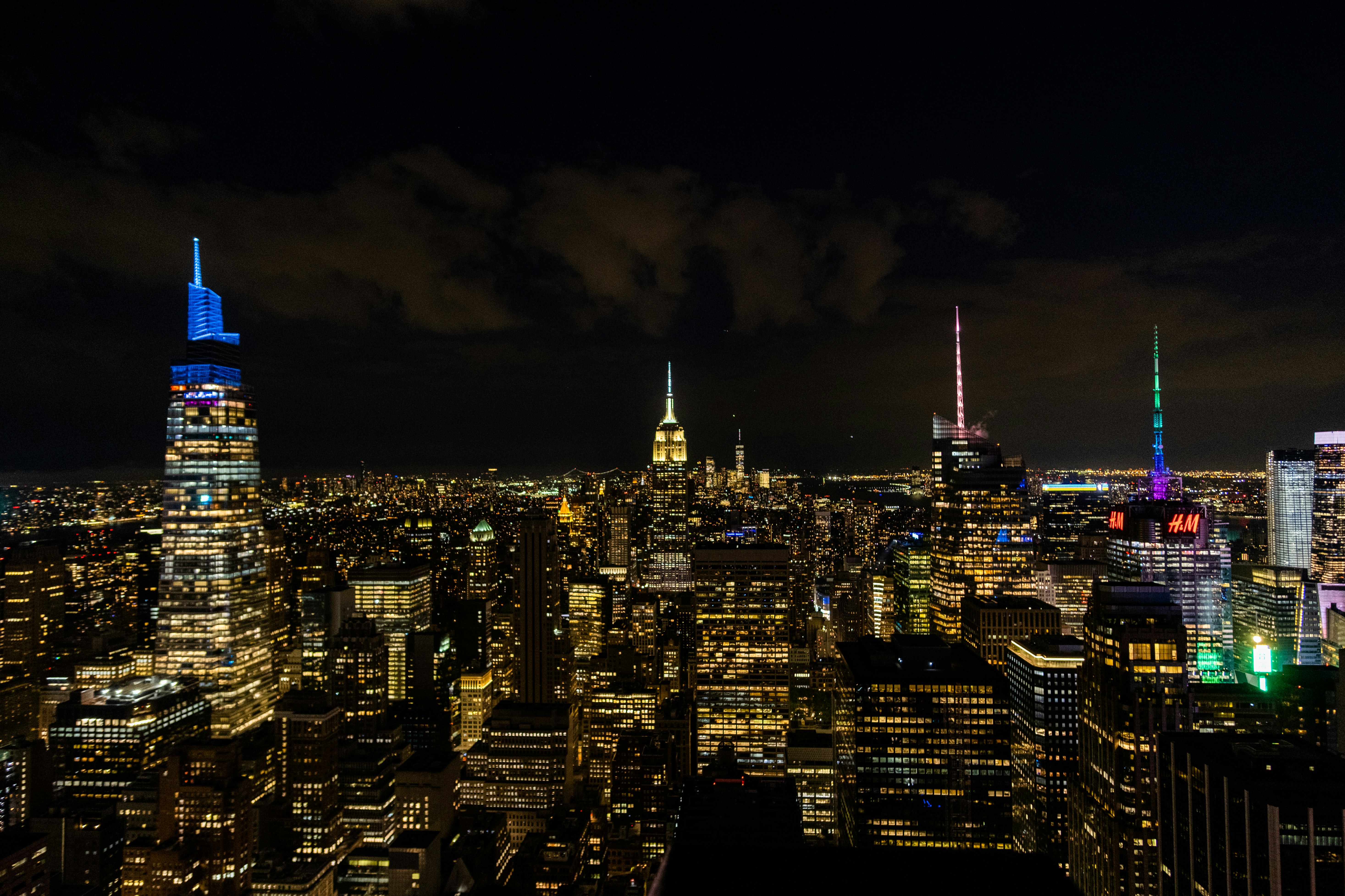 30 Rockefeller Plaza at night photo – Free Top of the rock Image on ...