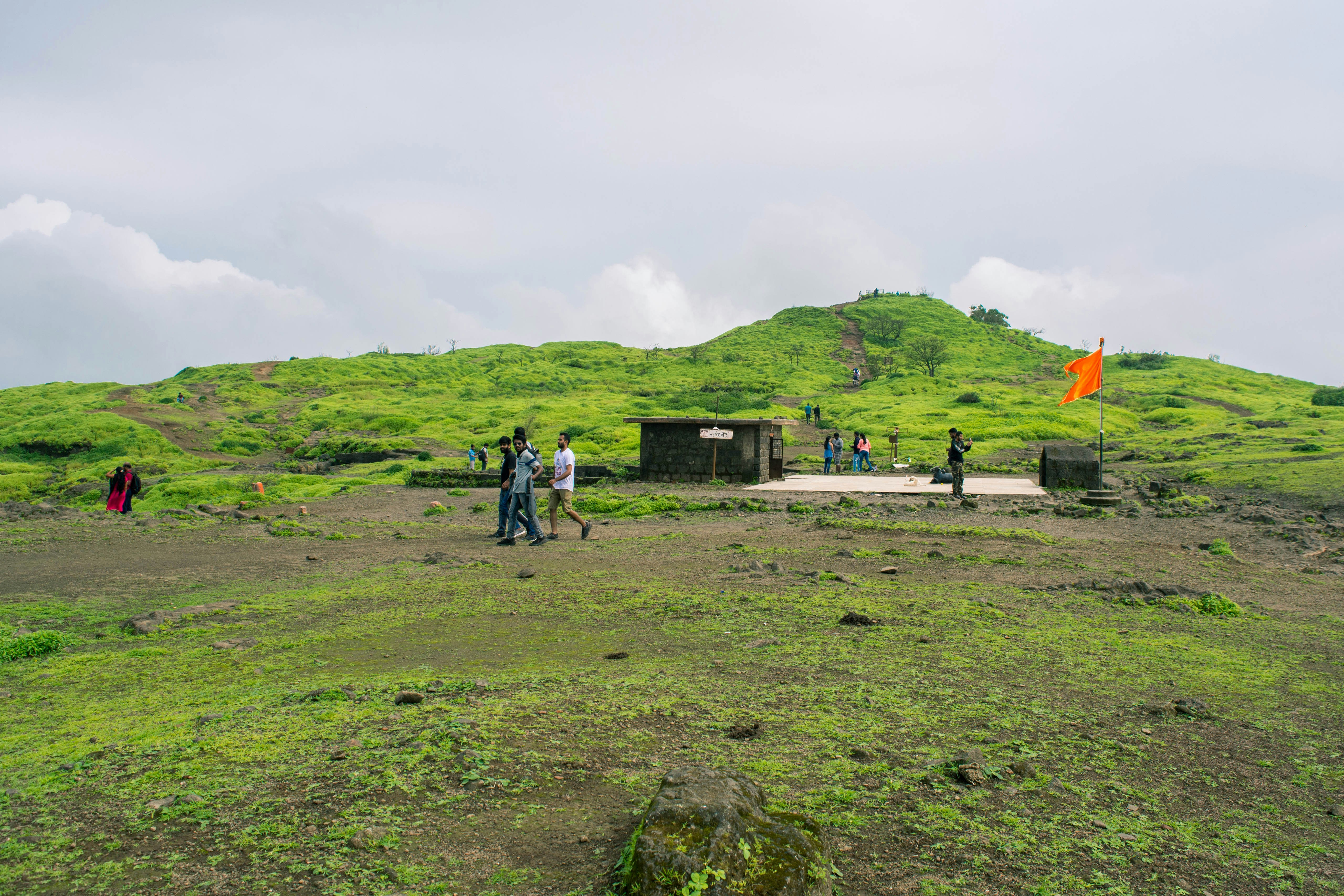 Emerald Plateau Rendezvous: A Hilltop Shelter Under Expansive Skies