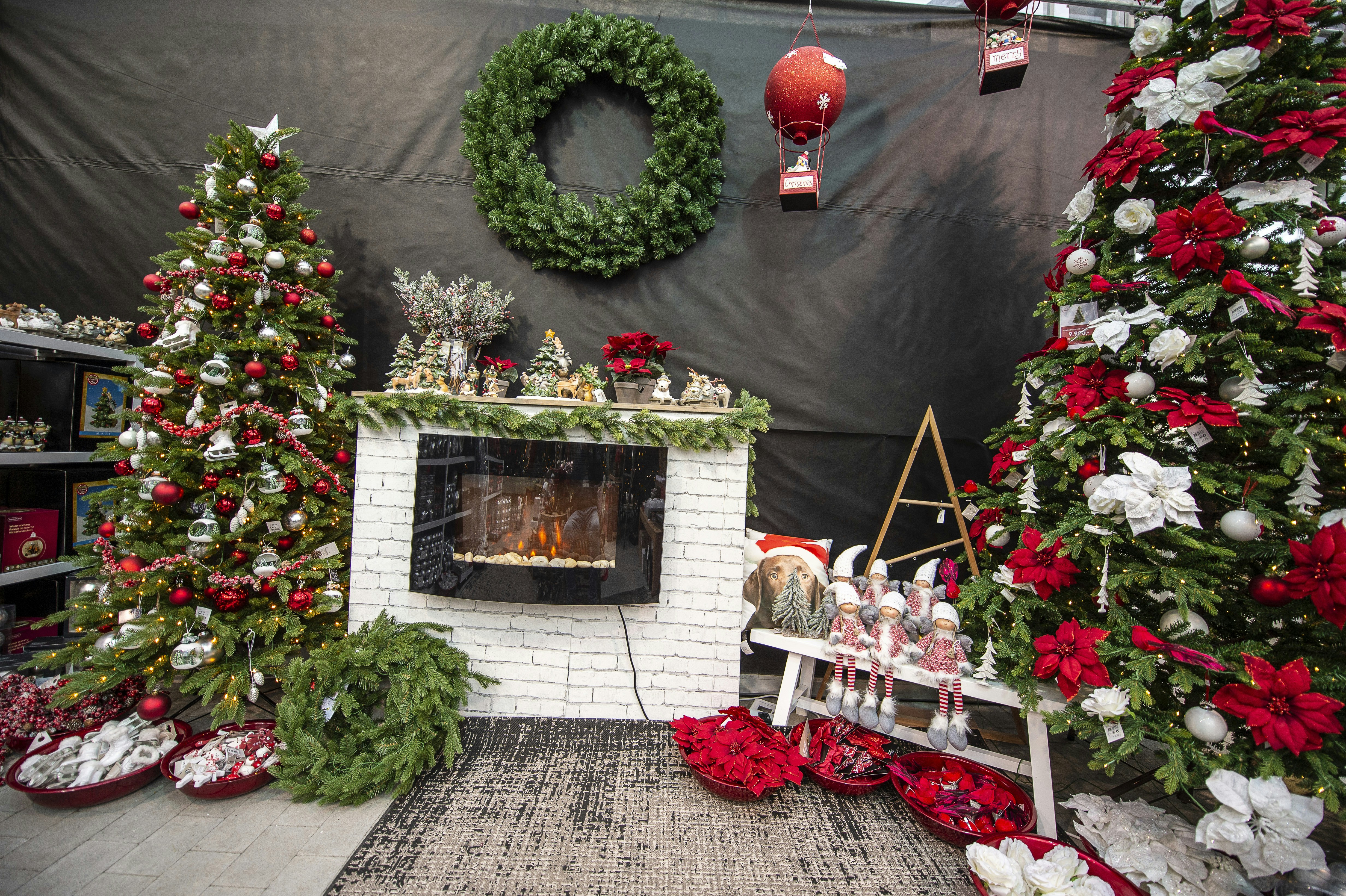 Festive Hearth and Christmas Lane