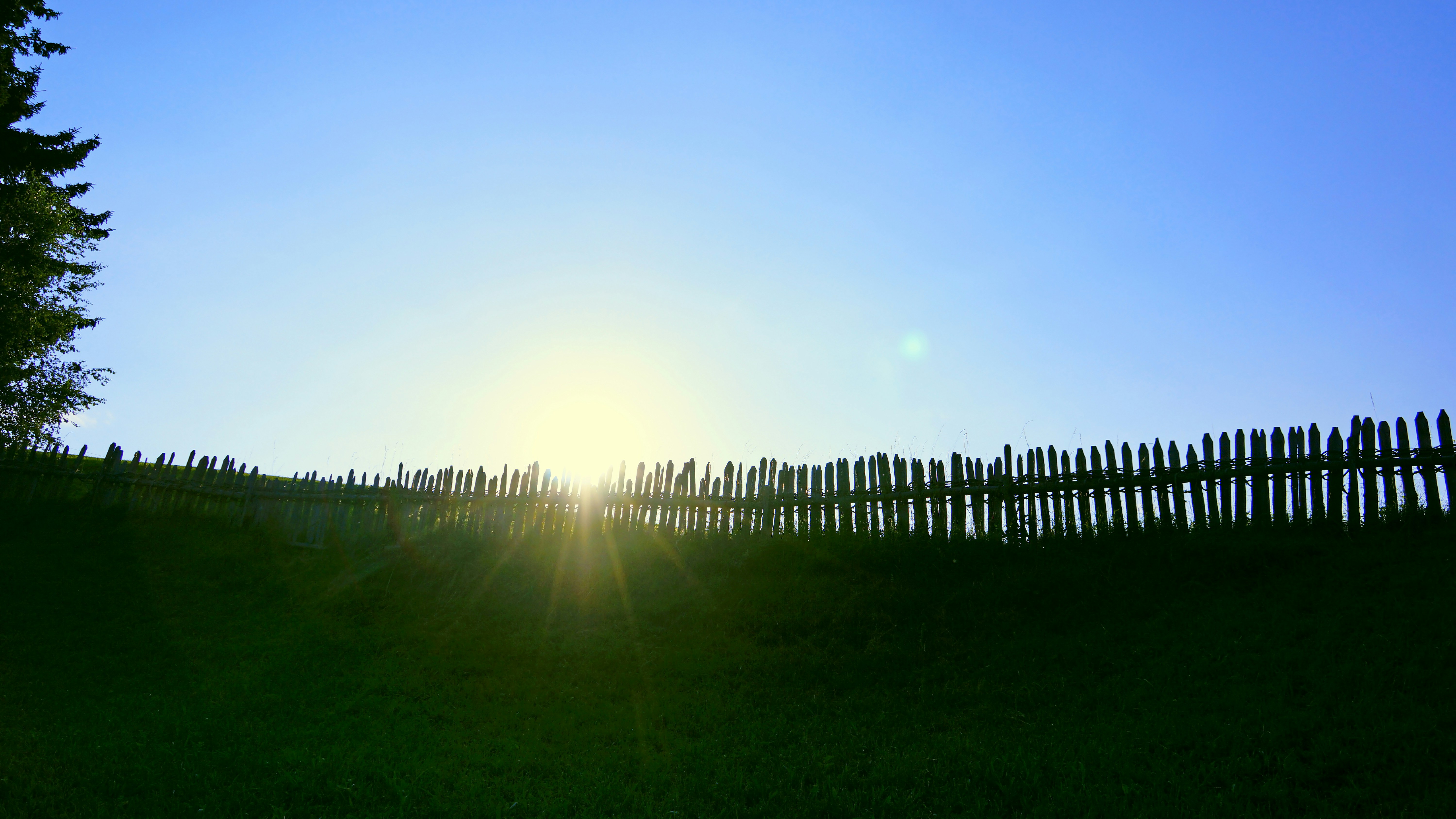 Foto Un campo cercado – Imagen Luz de sol gratis en Unsplash