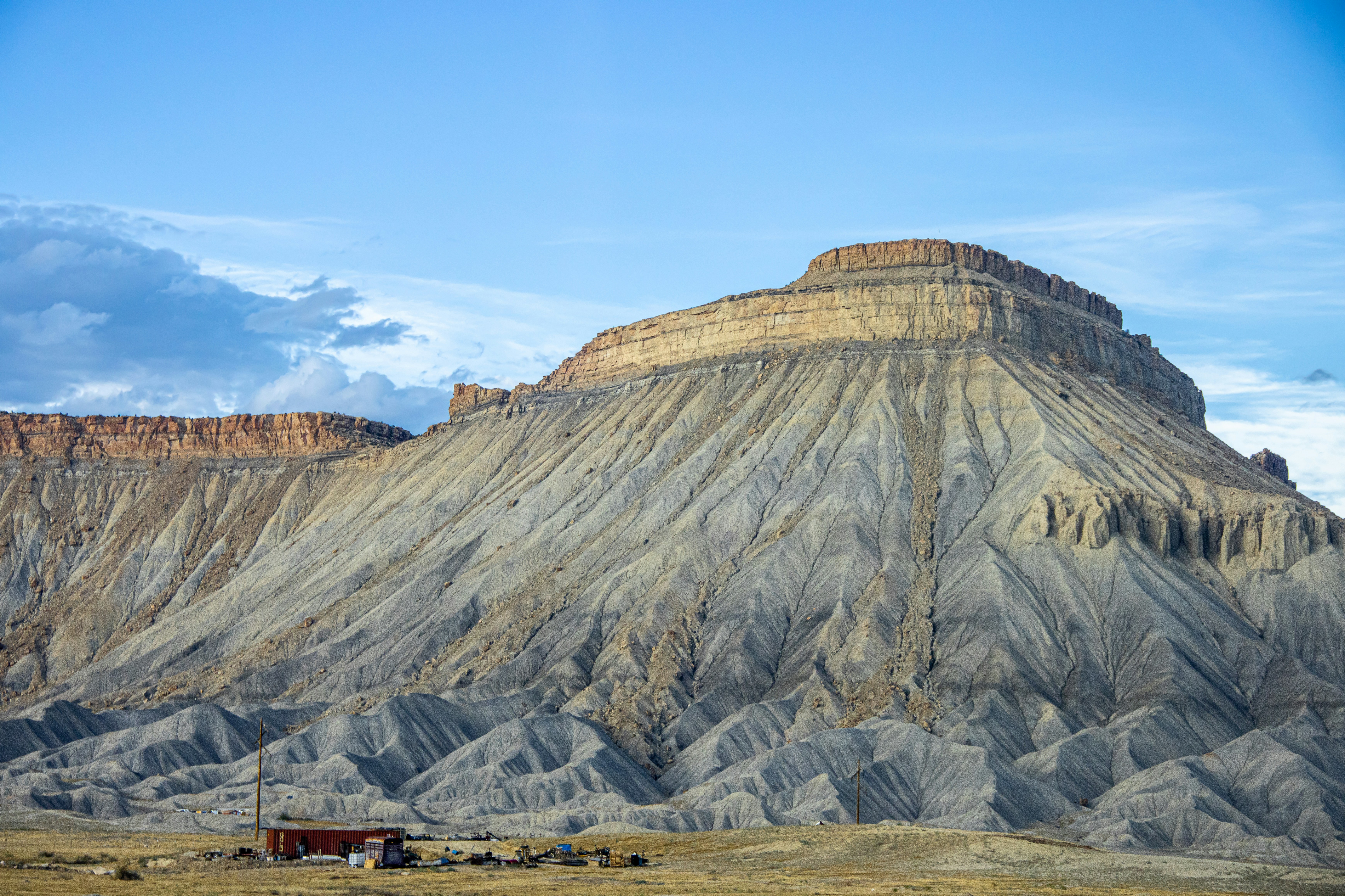 Striated Monolith: A Quiet Study of Badlands Geometry