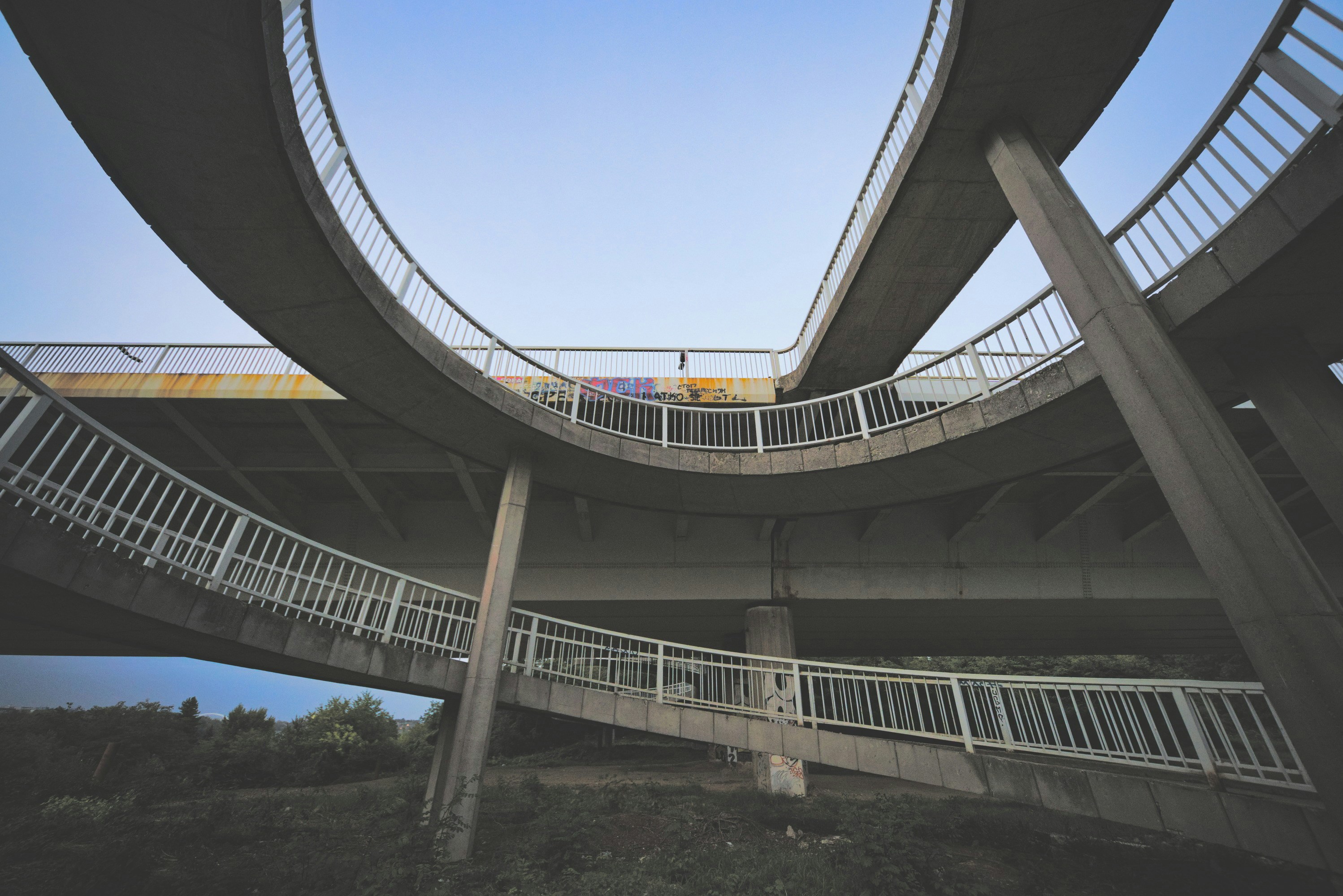 Skybound Rings: Concrete Spirals Embrace the Open Air