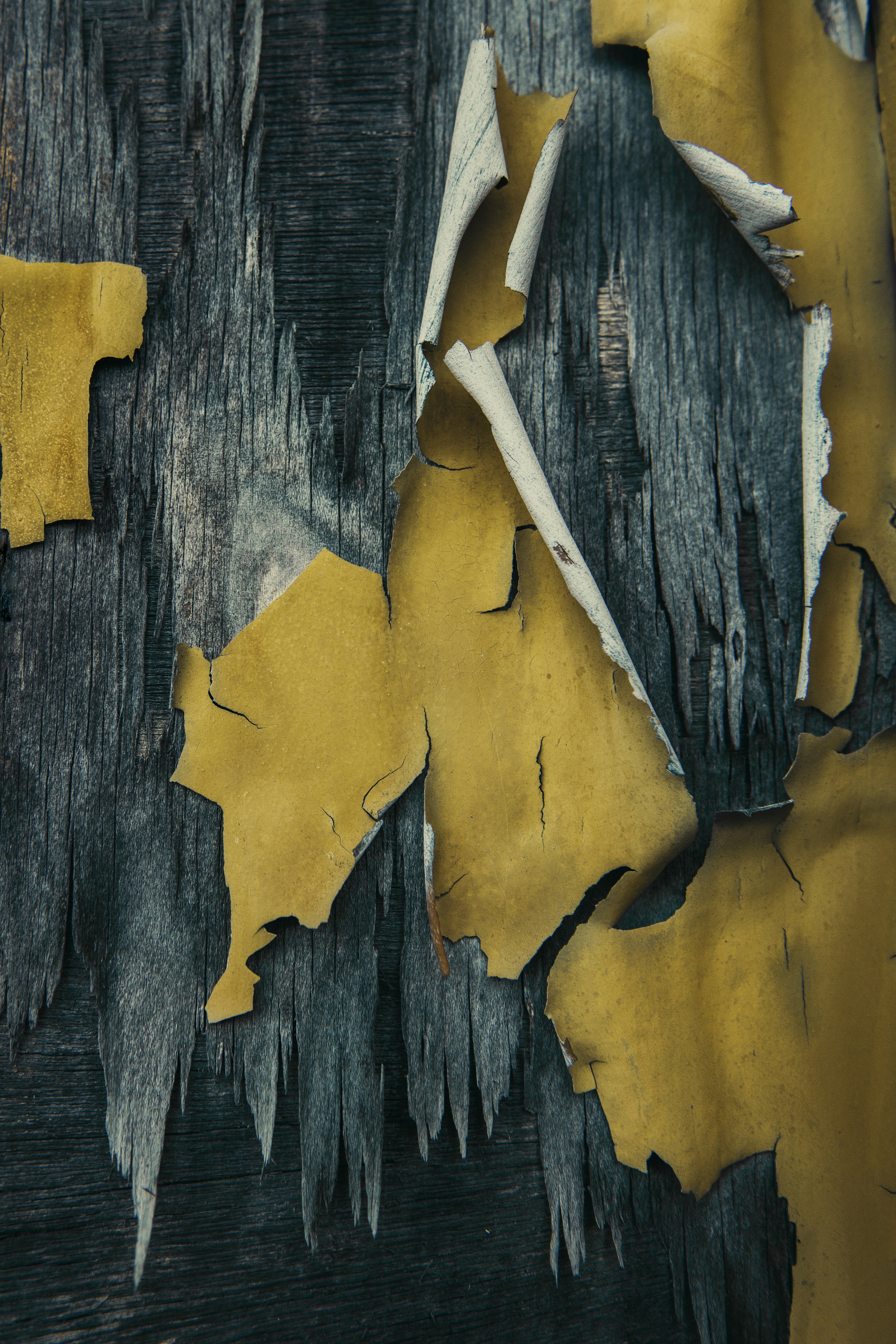 Peeling Yellow Paint