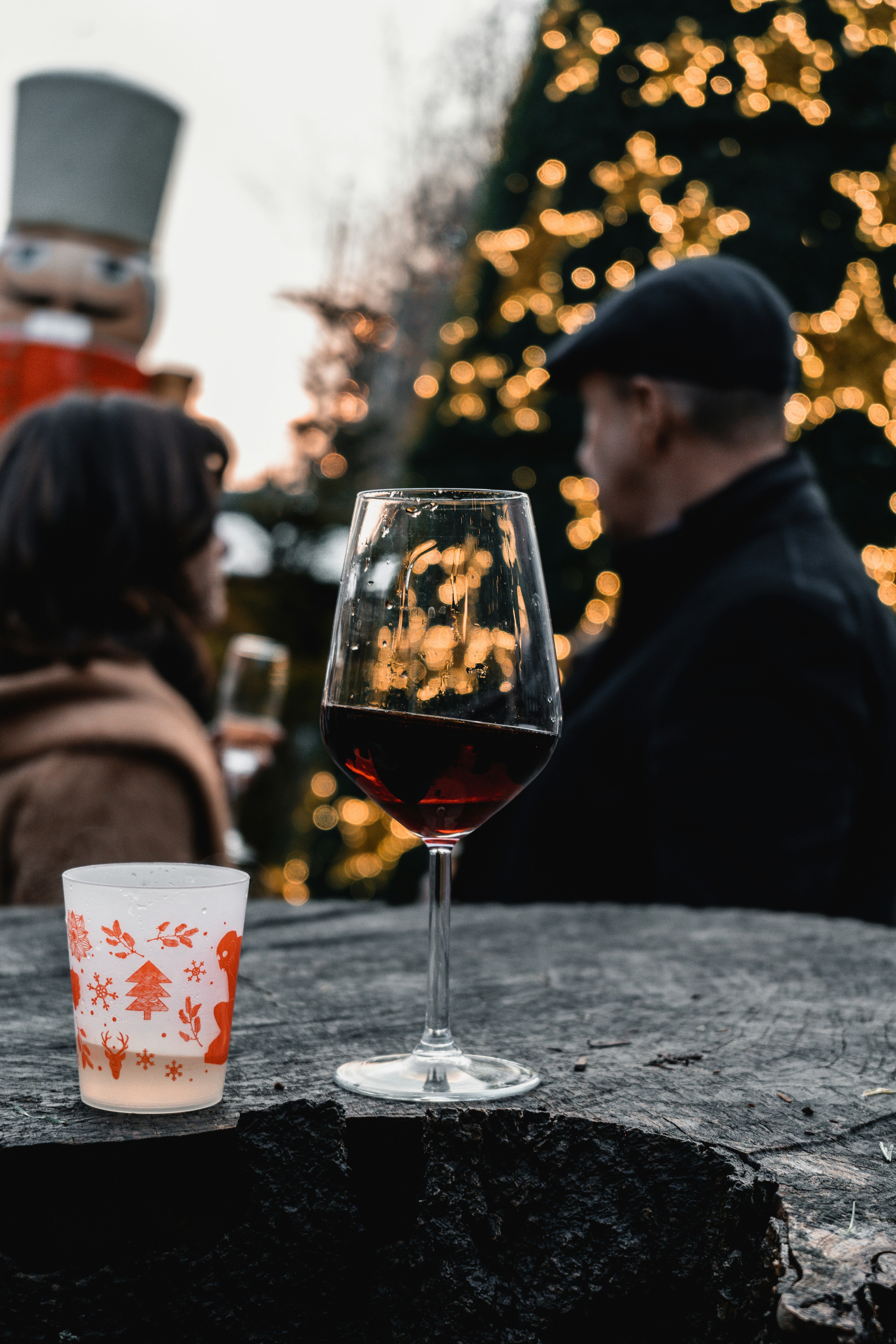 Crimson Glass at a Festive Rendezvous