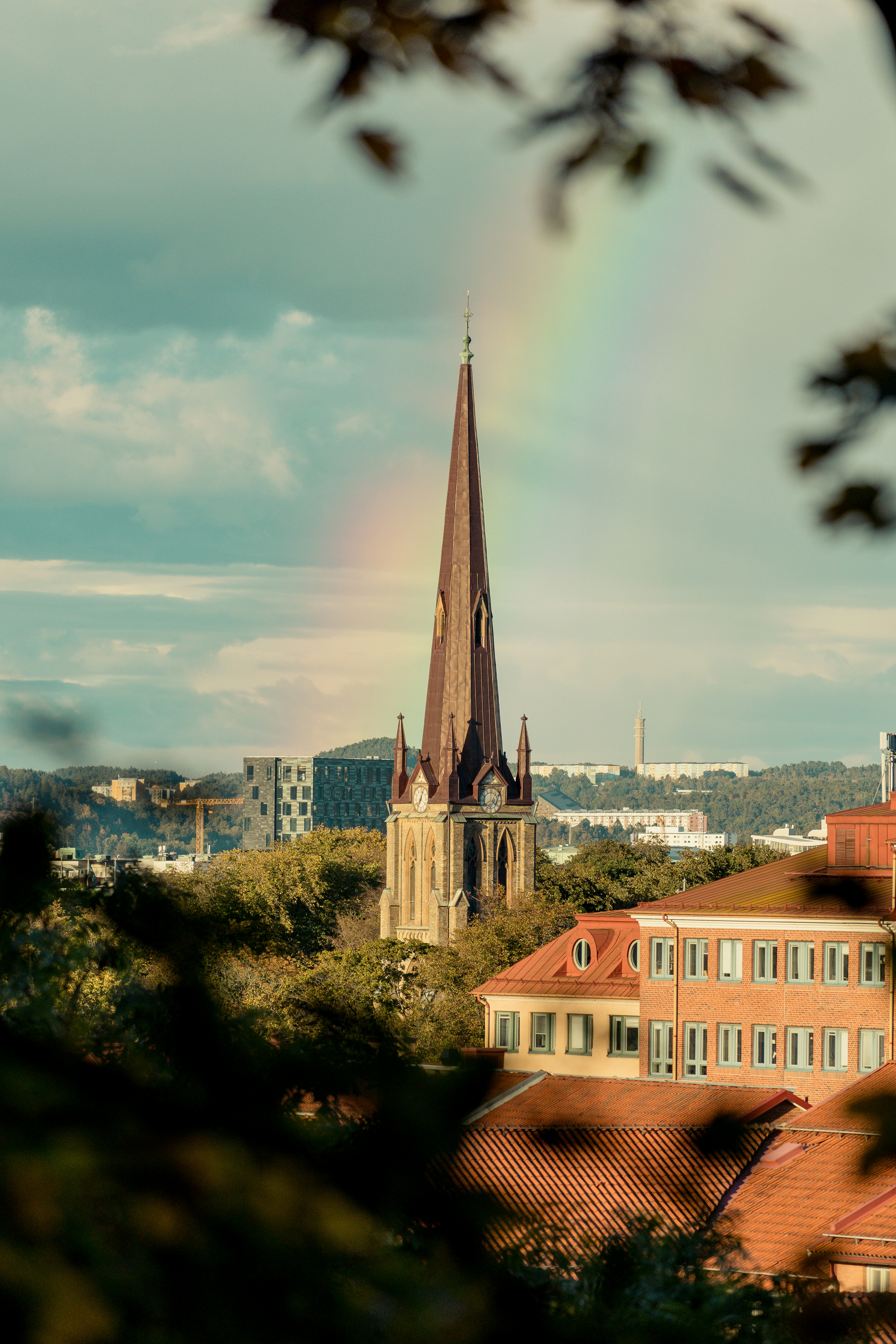 A tall building with a pointy tower photo – Free Gothenburg Image on ...