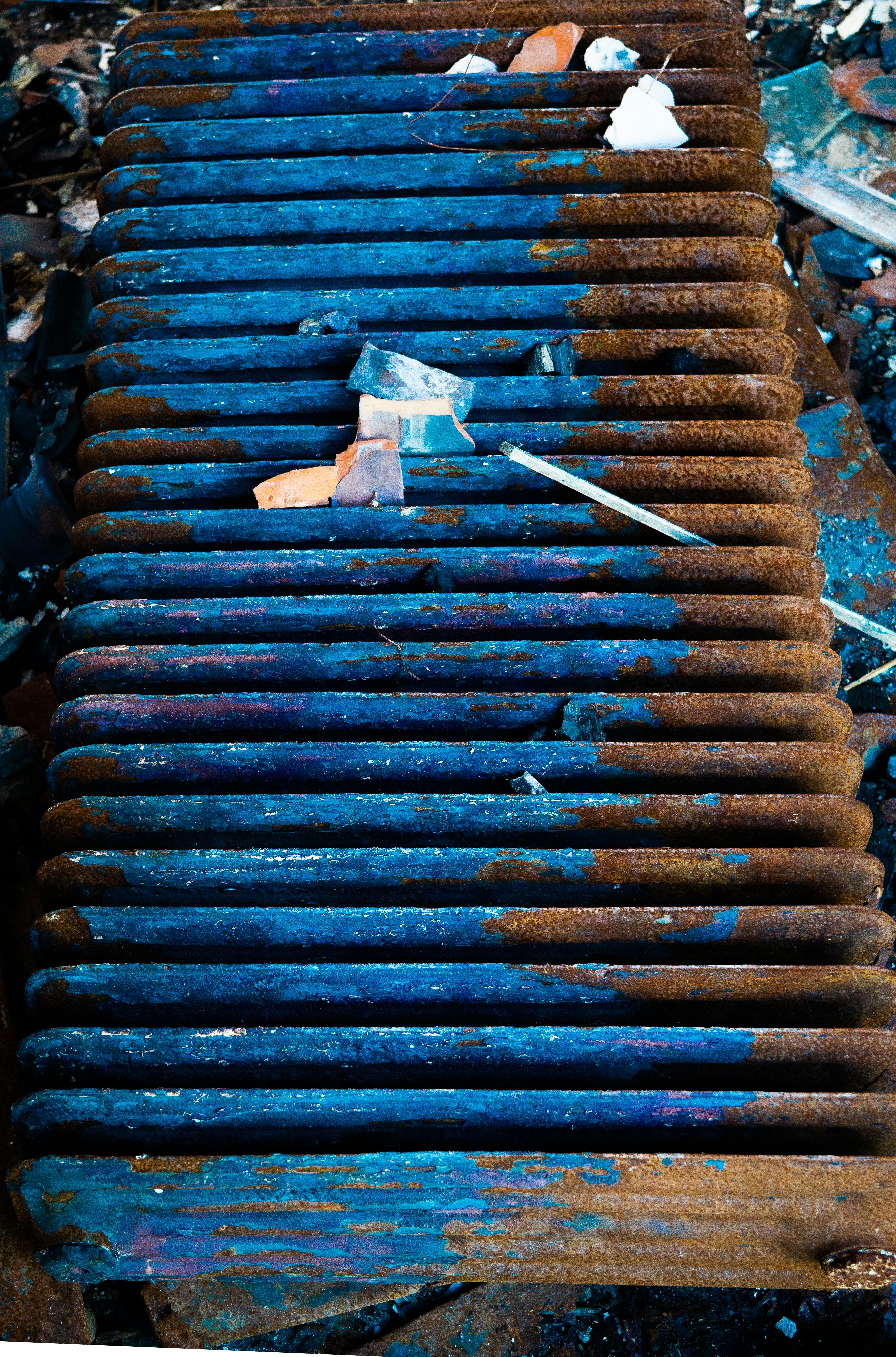 a pile of wood