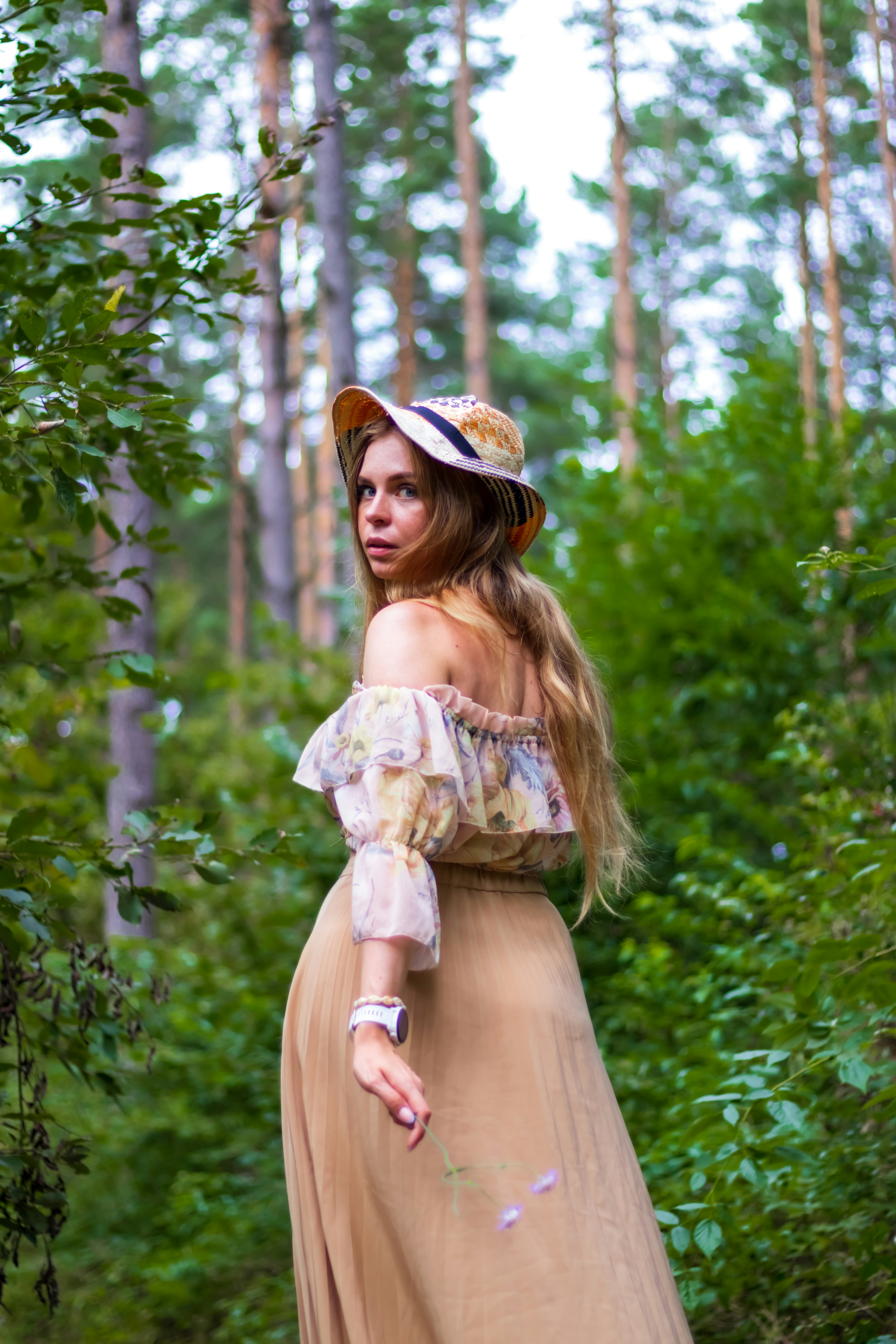 A woman in a dress in the woods photo – Free Clothing Image on Unsplash