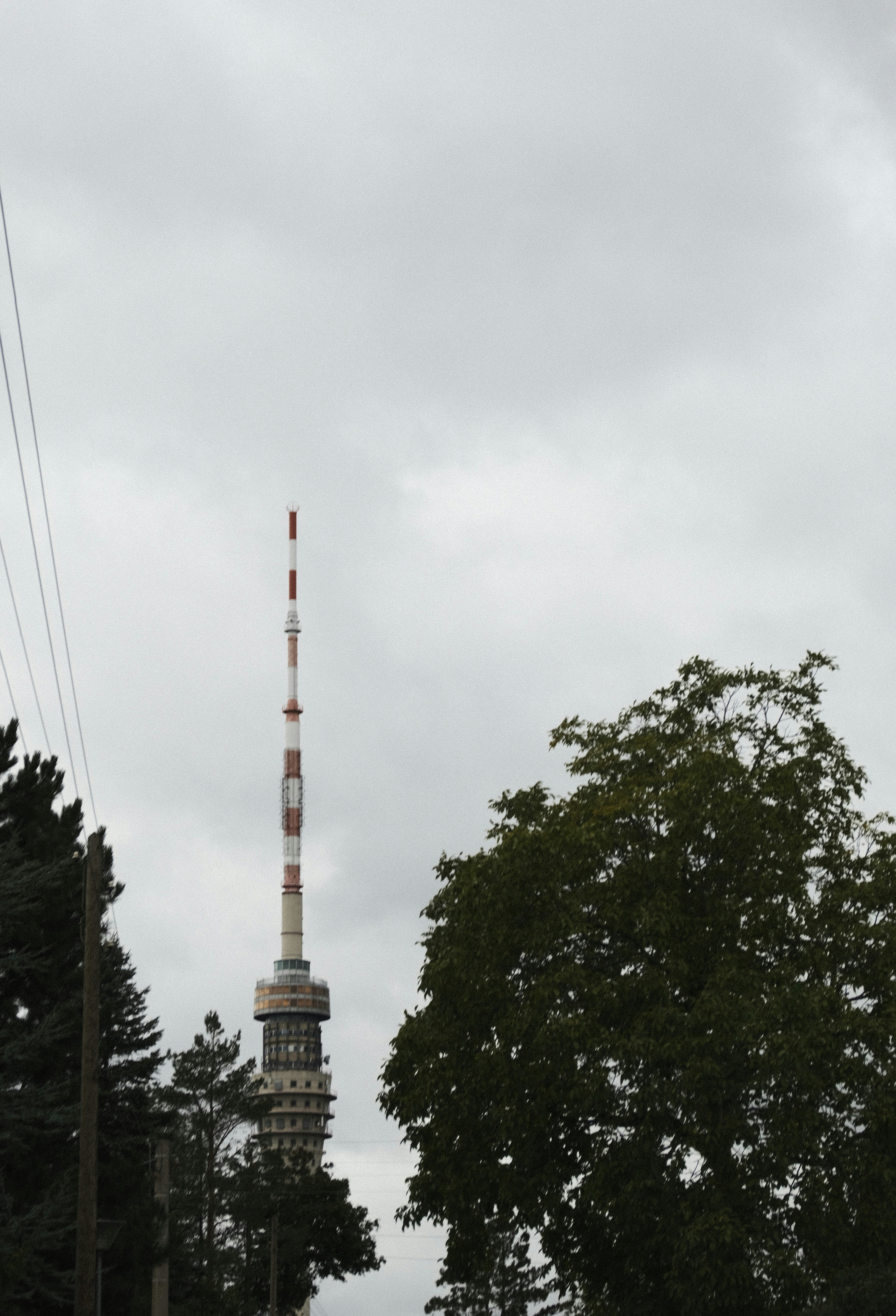 Fernsehturm Dresden in a dark mood