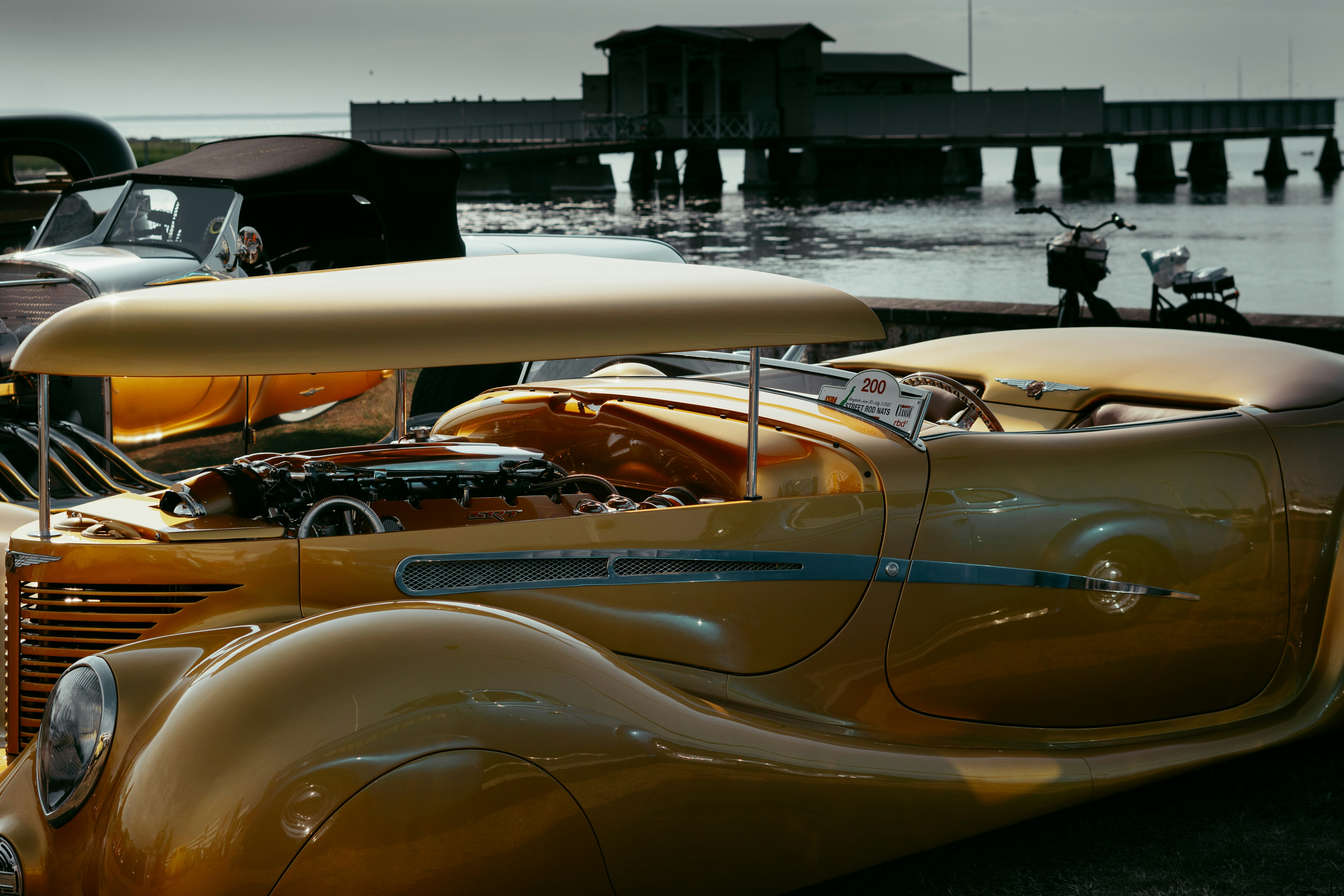 Golden Legacy by the Docks: A Parade of Vintage Roadsters