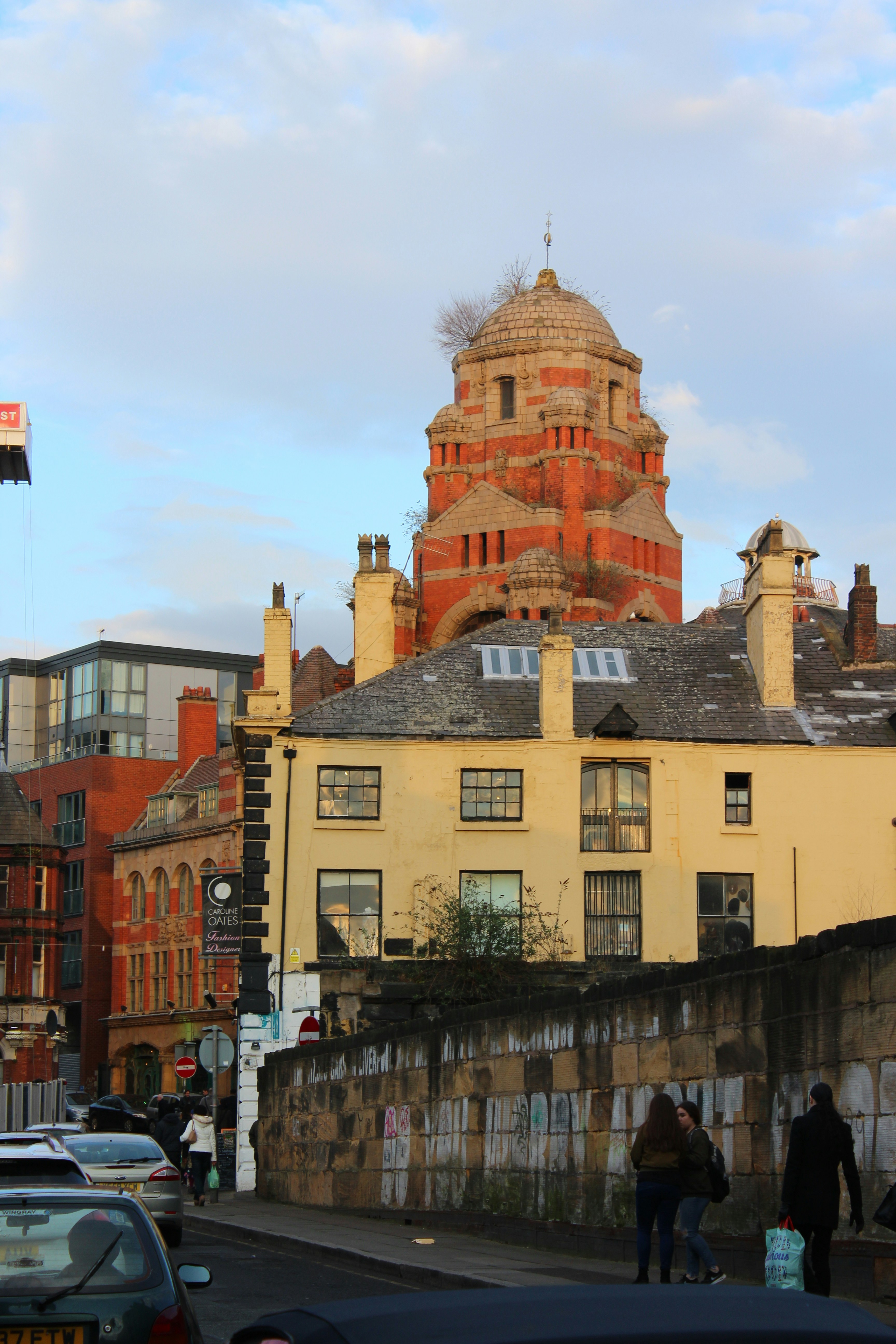 a building with a tower