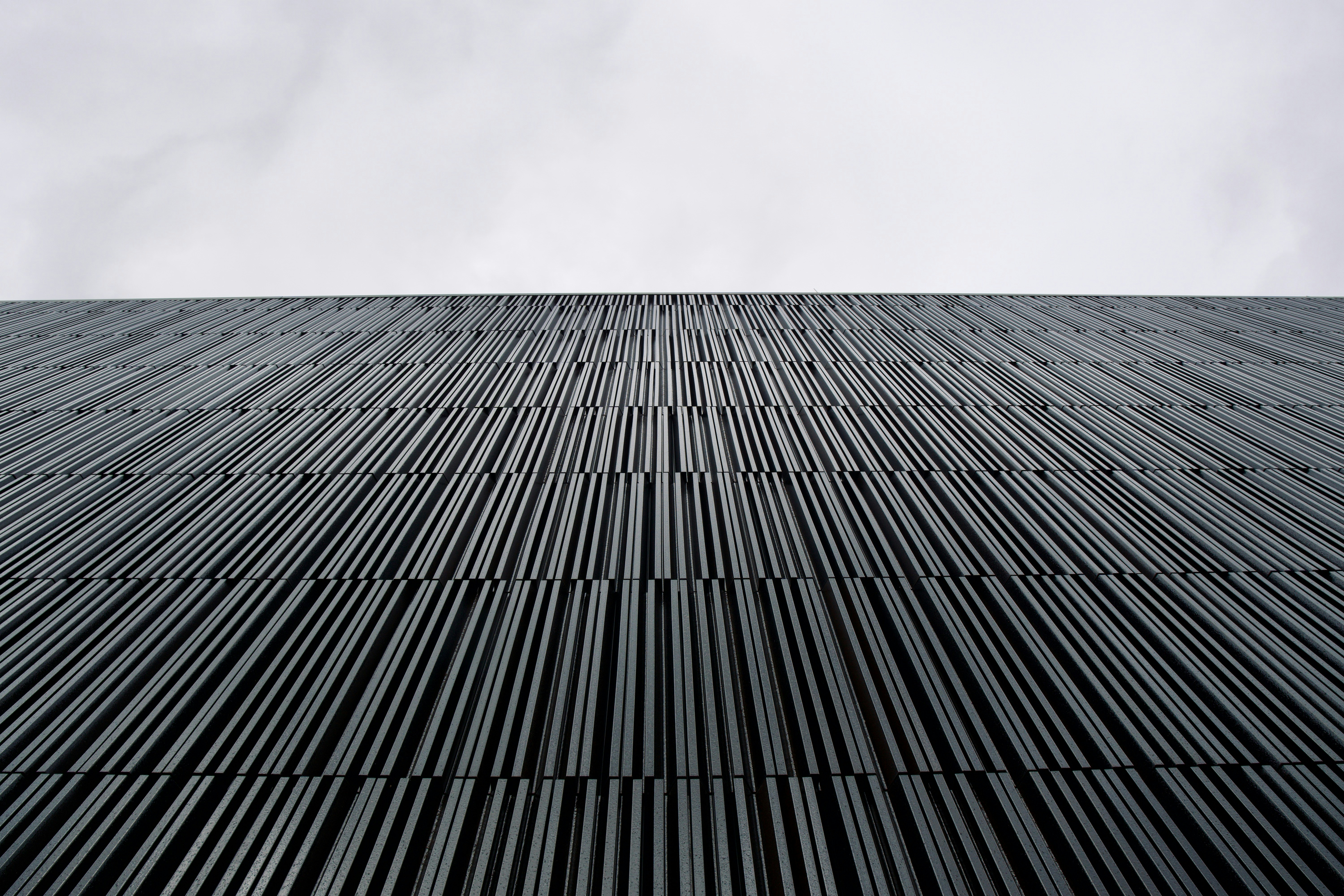 Vertical Lattice to the Sky: A Facade's Striped Ascent