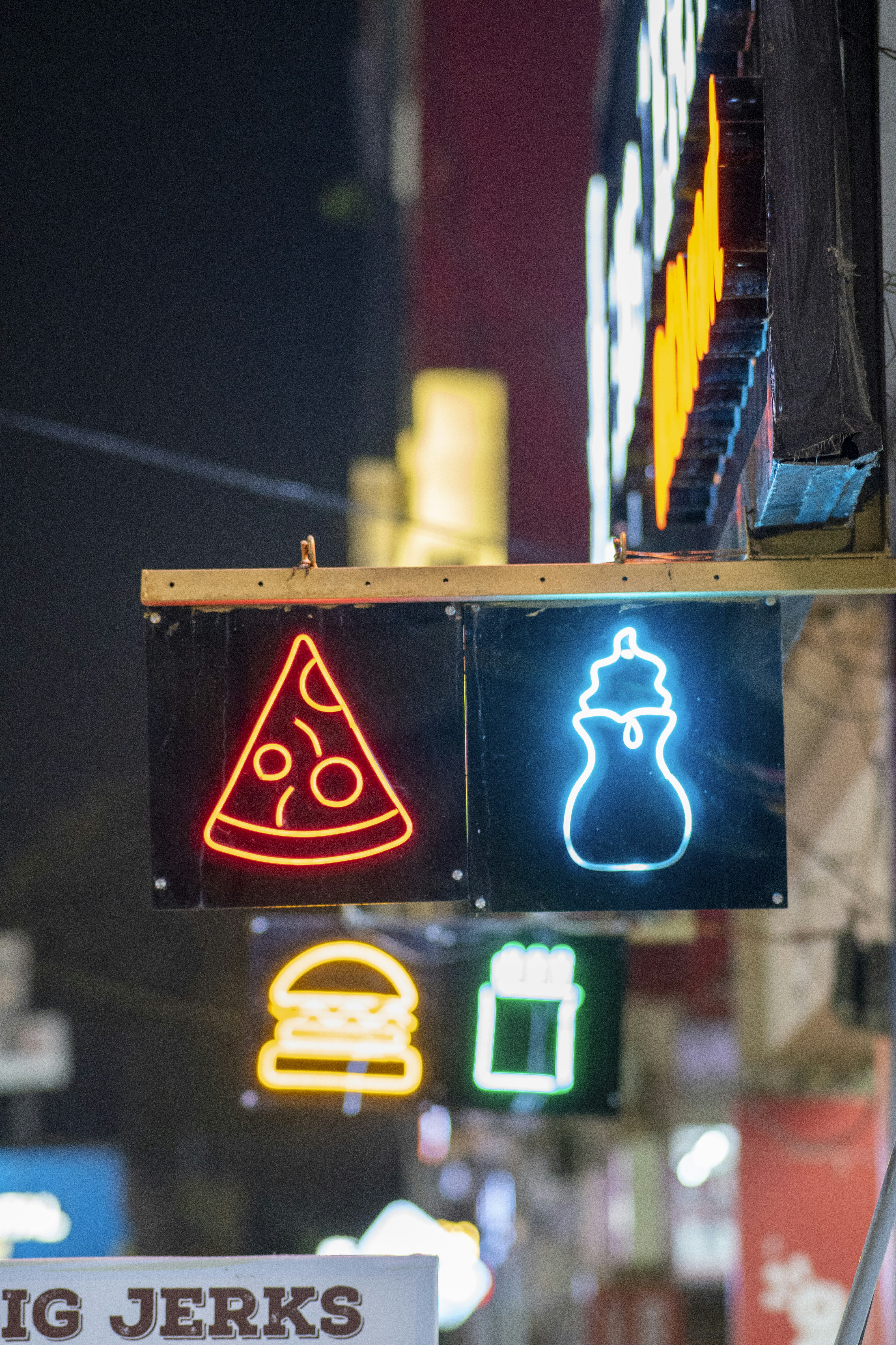 Neon Delights: A Culinary Showcase