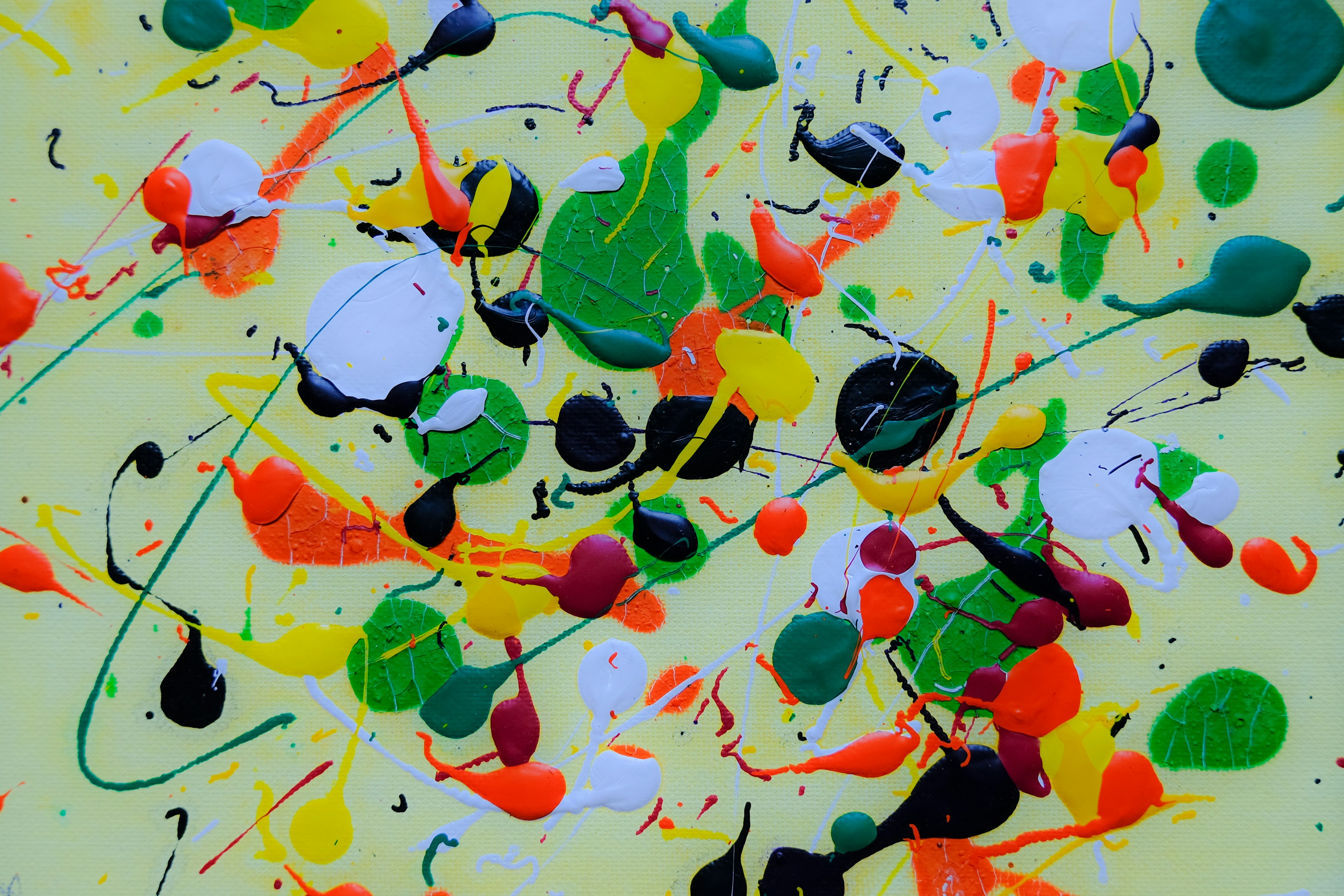 Vibrant Chaos on Canvas