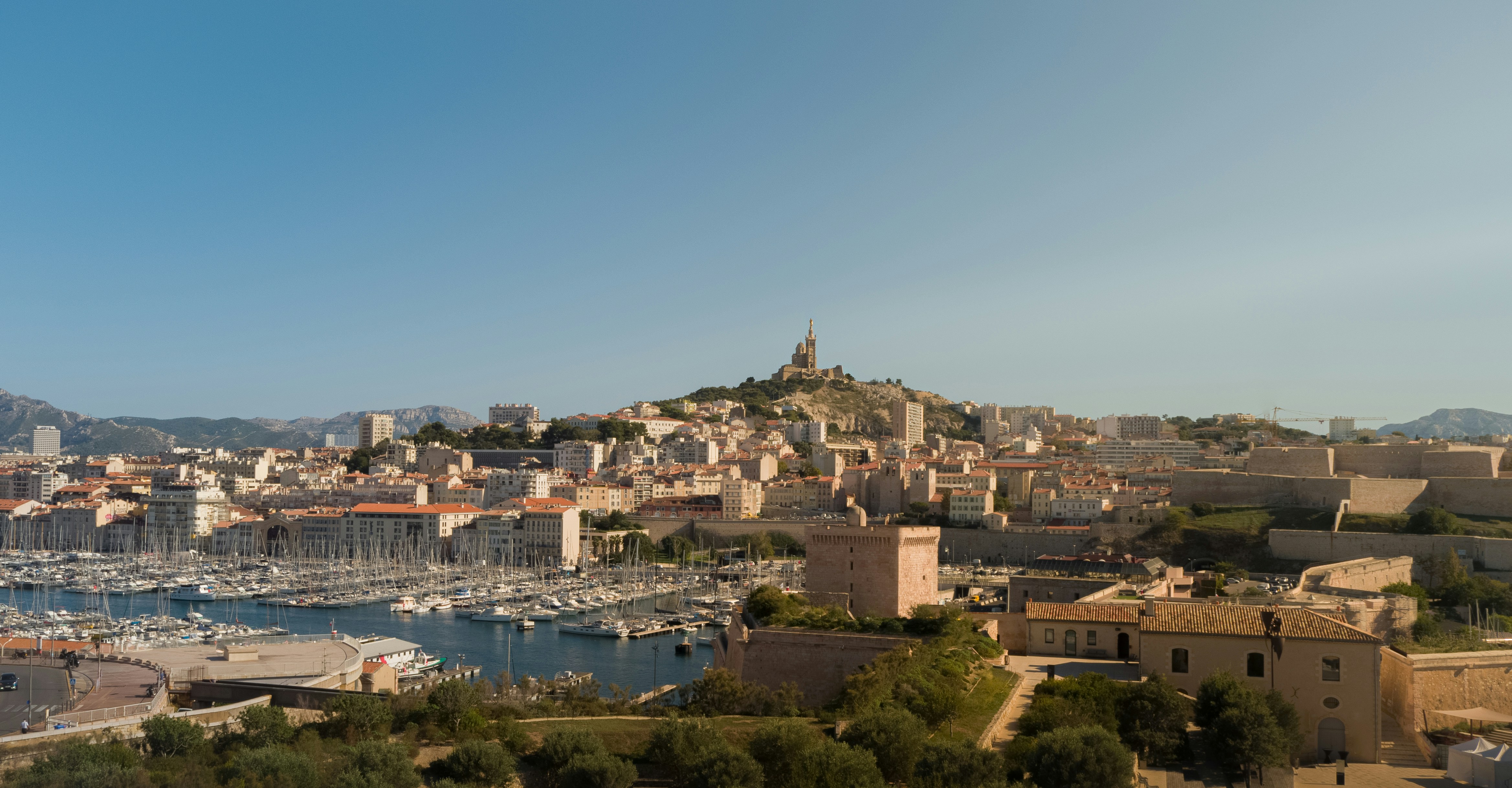 A city with a river running through it photo – Free Marseille Image on ...