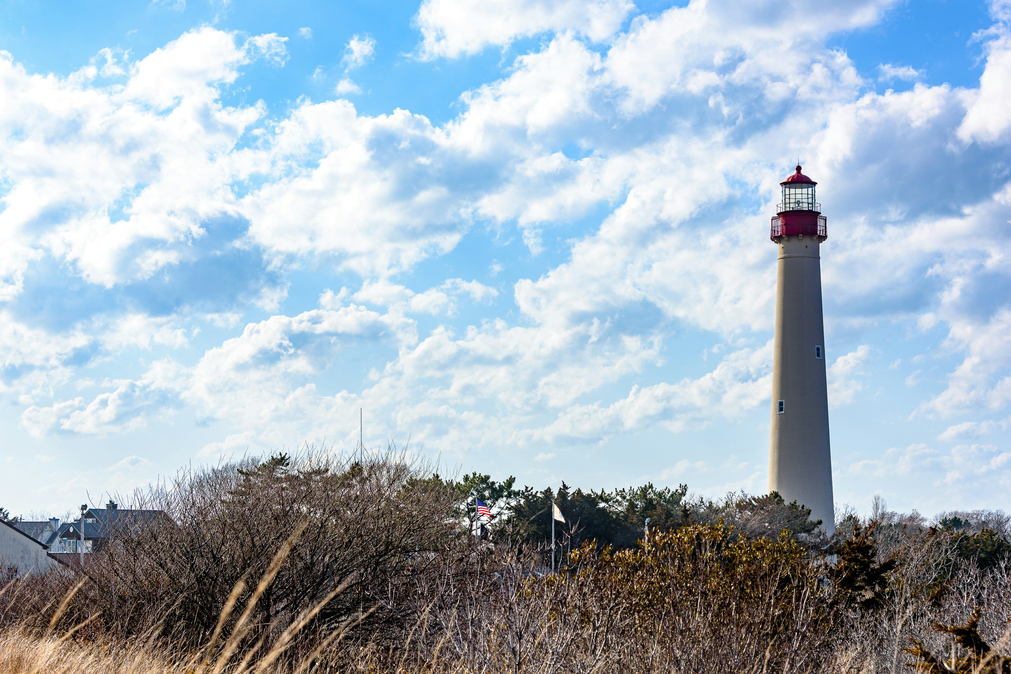 A lighthouse in a field photo – Free Cape may Image on Unsplash