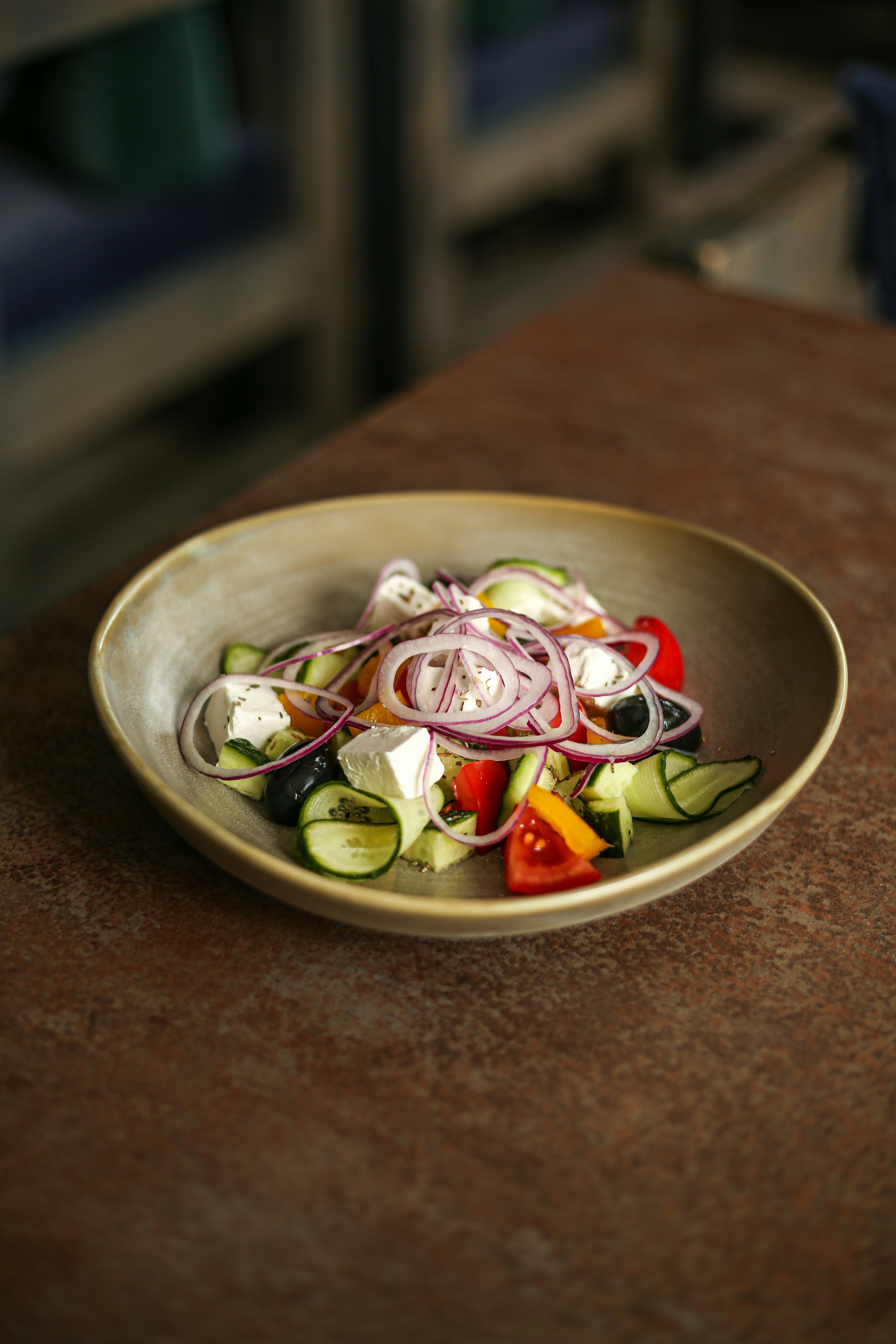 A plate of food sitting on top of a wooden table photo – Free Food ...