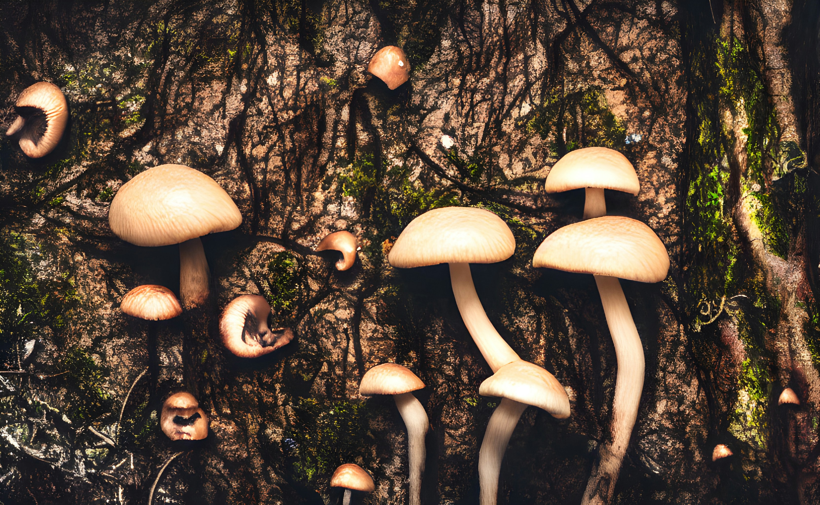 Foto Un grupo de setas – Imagen Planta gratis en Unsplash