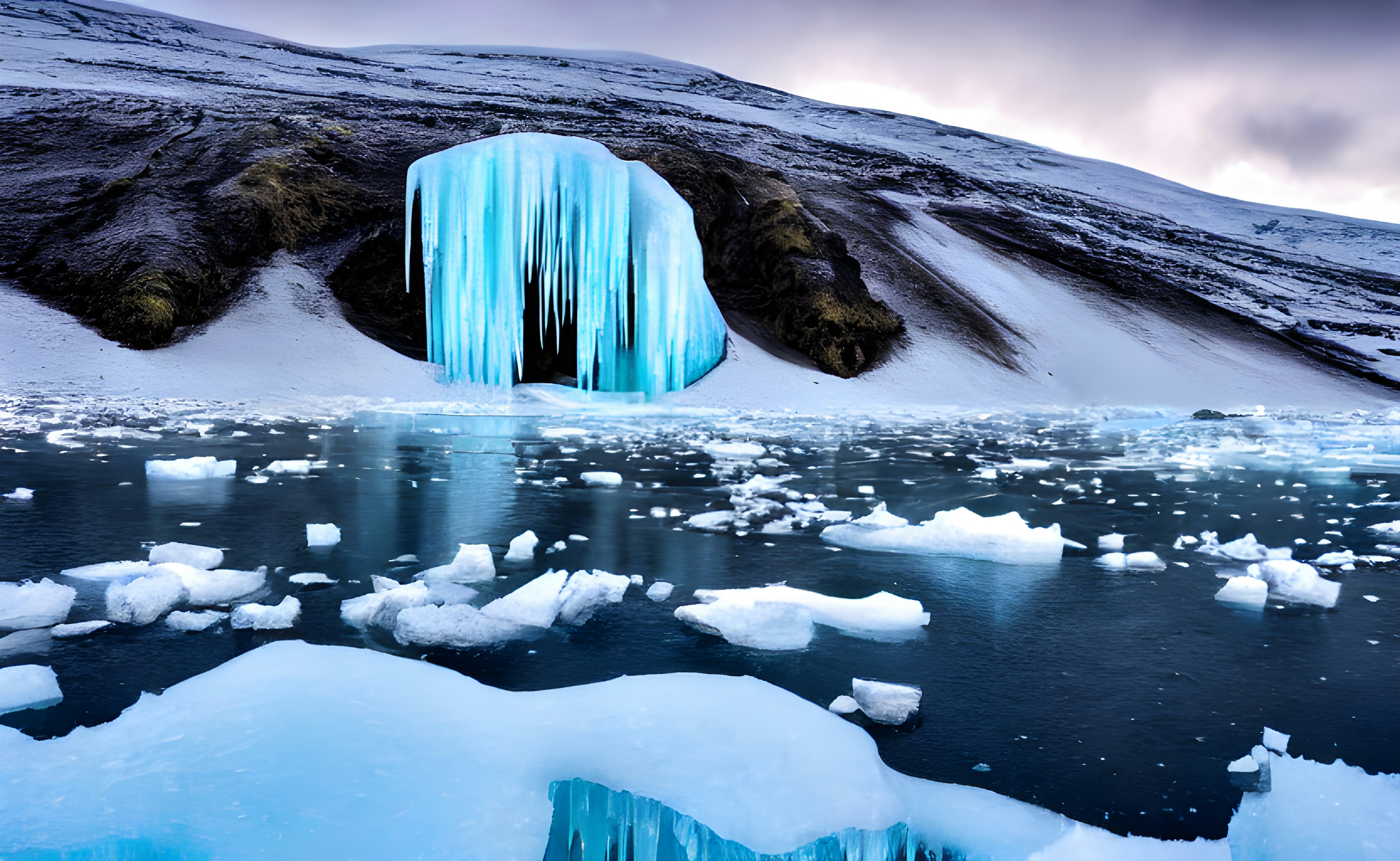 Foto zum Thema Ein großer Eisberg im Wasser – Kostenloses Bild zu Natur ...