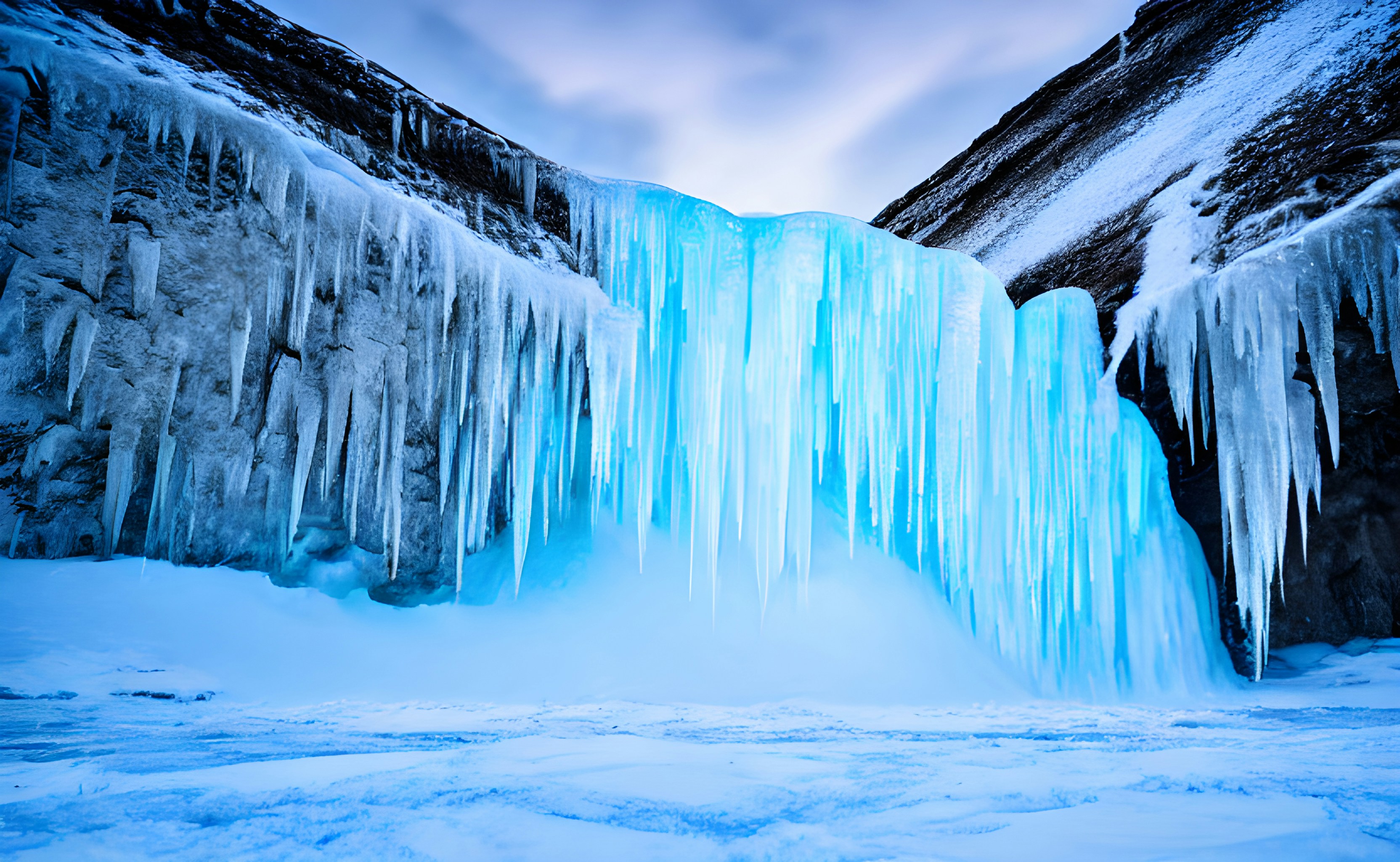Uma grande geleira em um lugar nevado foto – Imagem grátis sobre ...