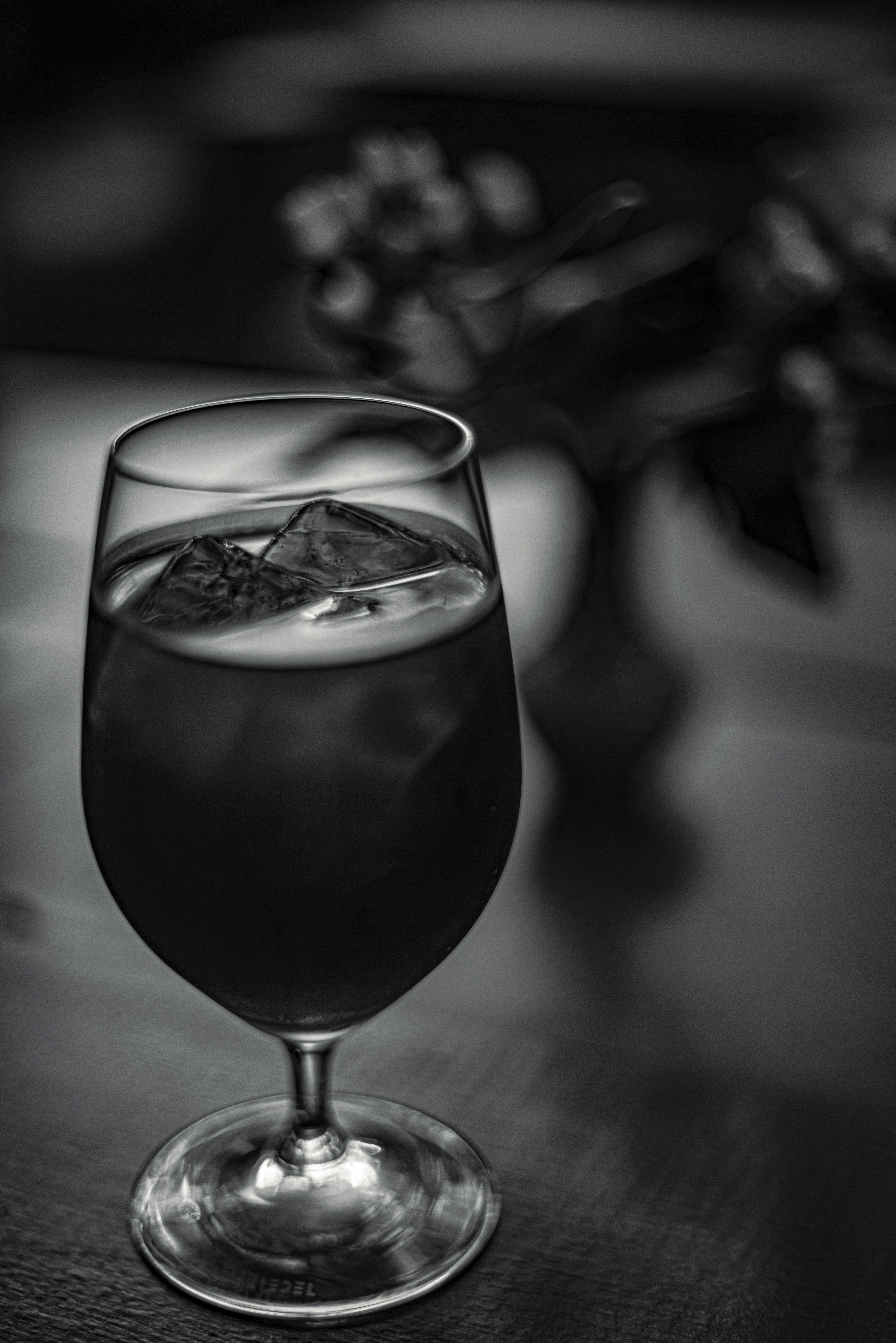 Monochrome black coffee