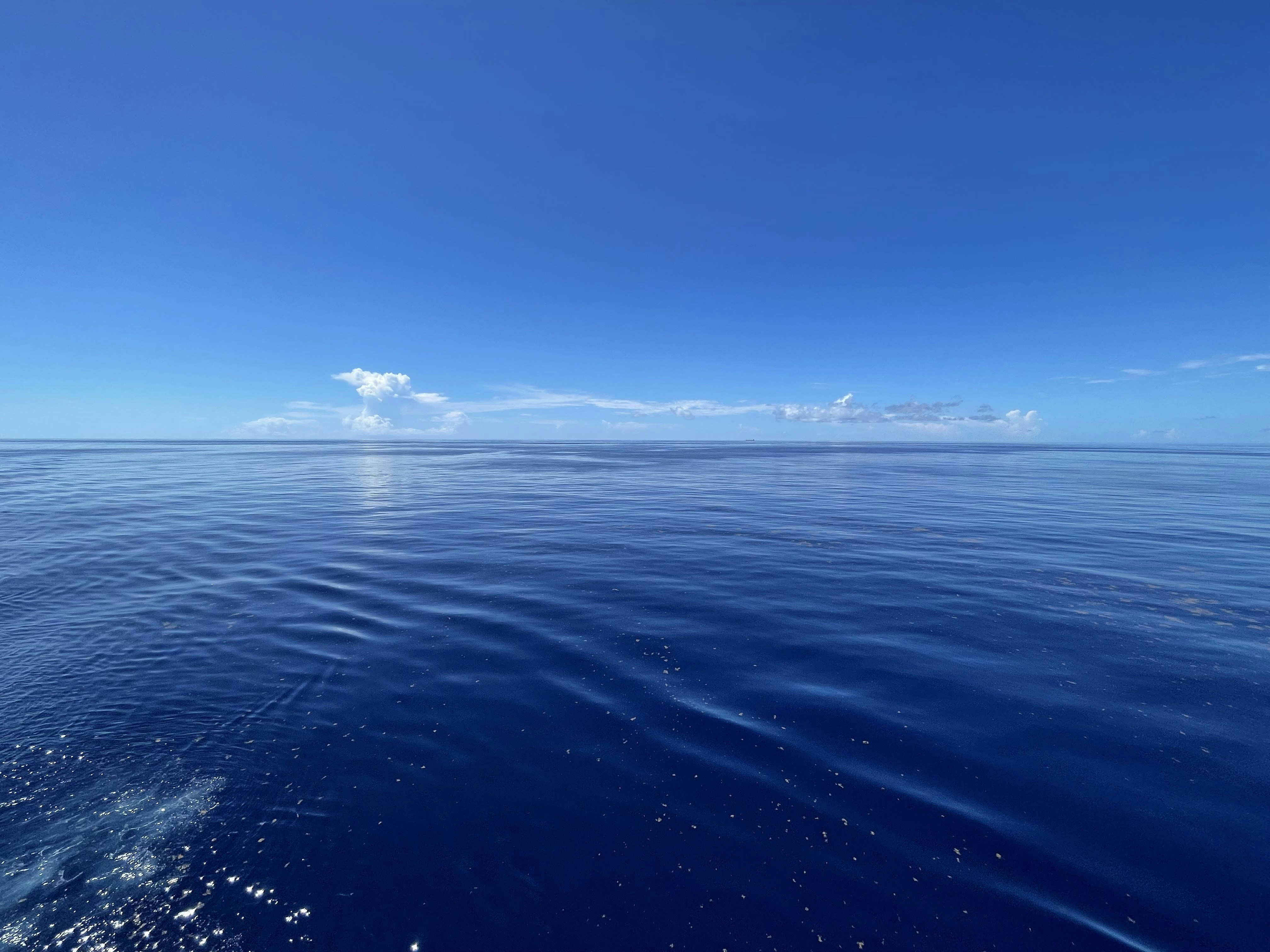 image of the Caribbean ocean water from the royal Caribbean liberty of the seas