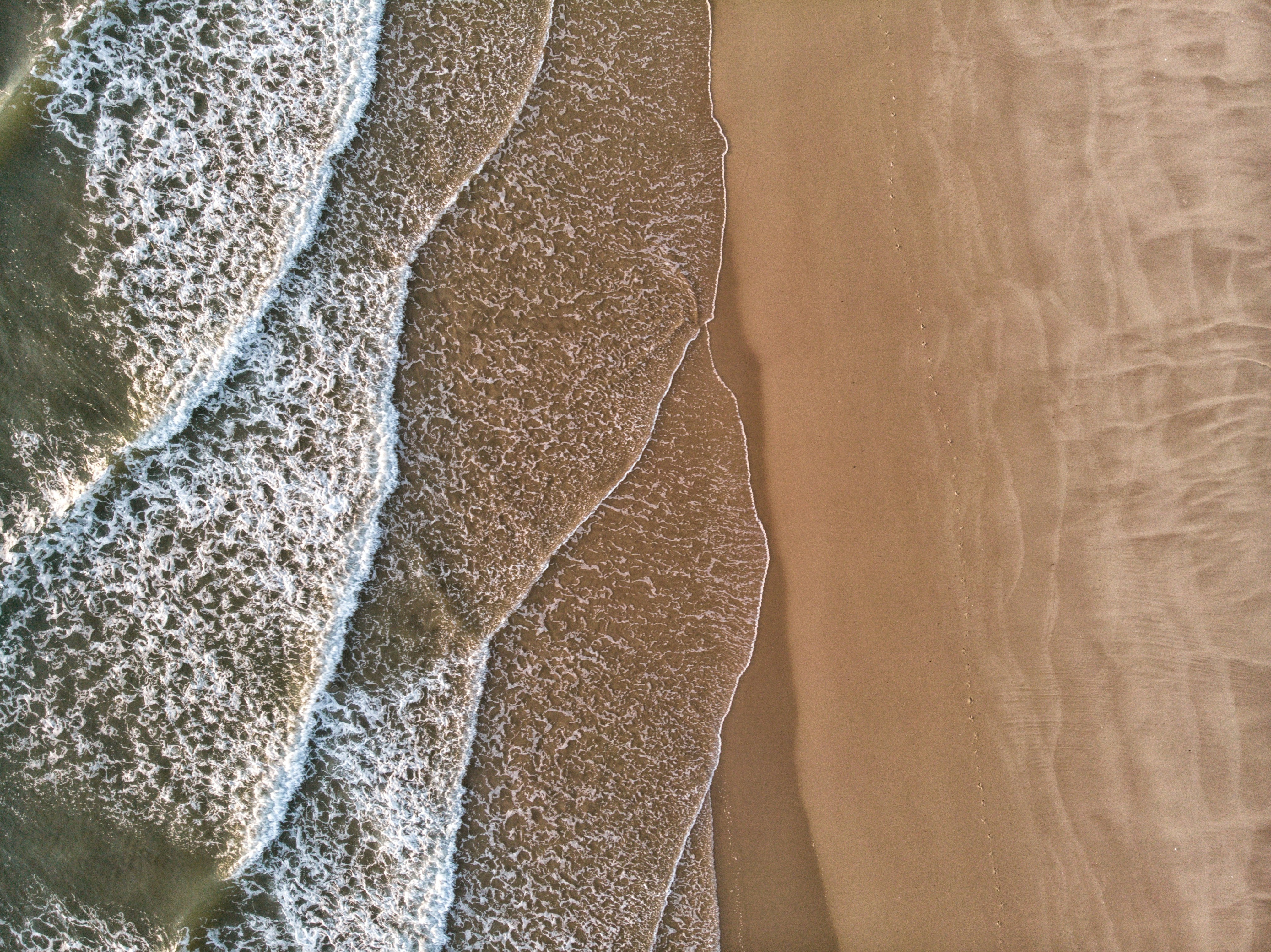 Coastal Tidal Striations: Aerial Rhythm Along the Shore