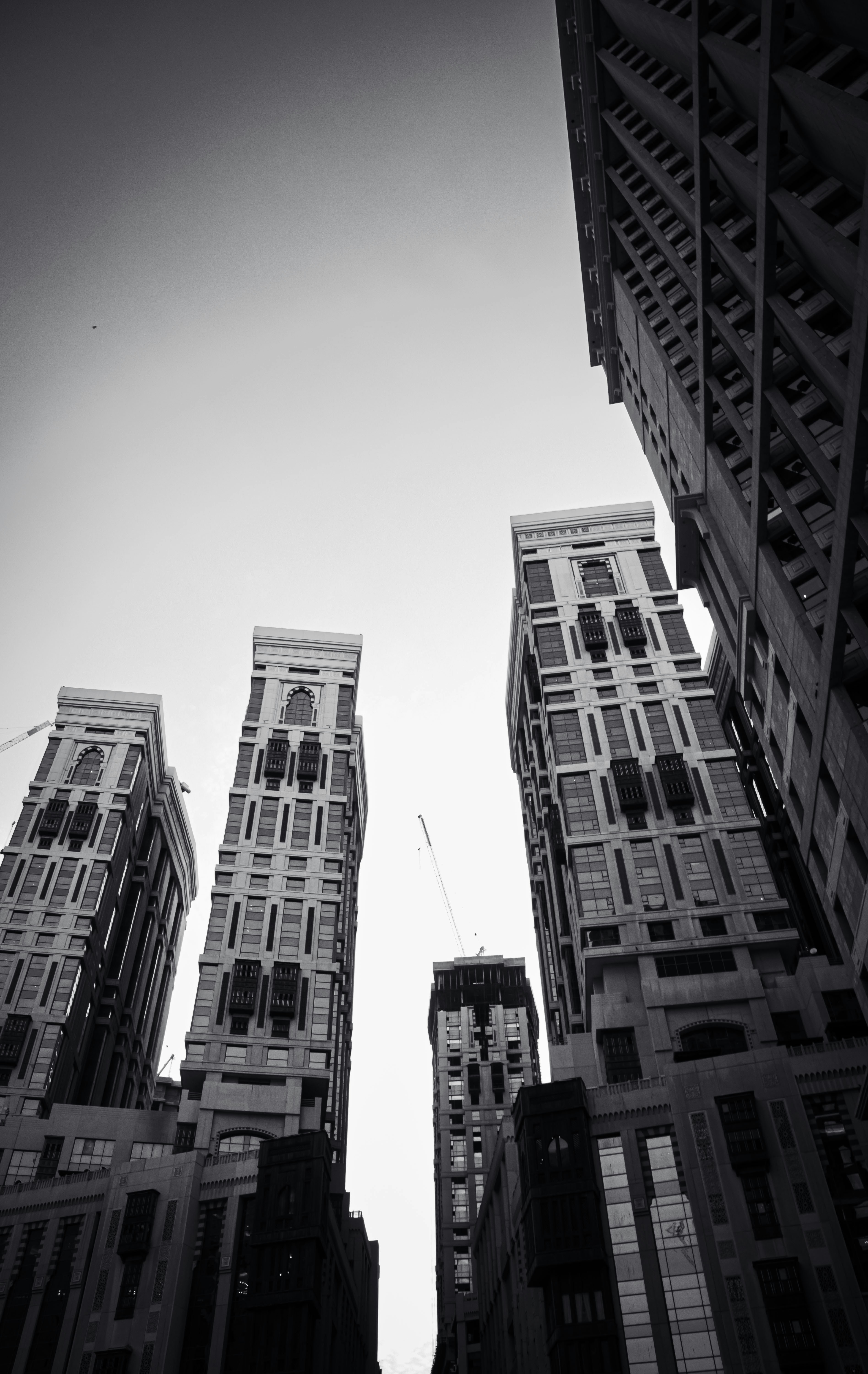 a group of tall buildings