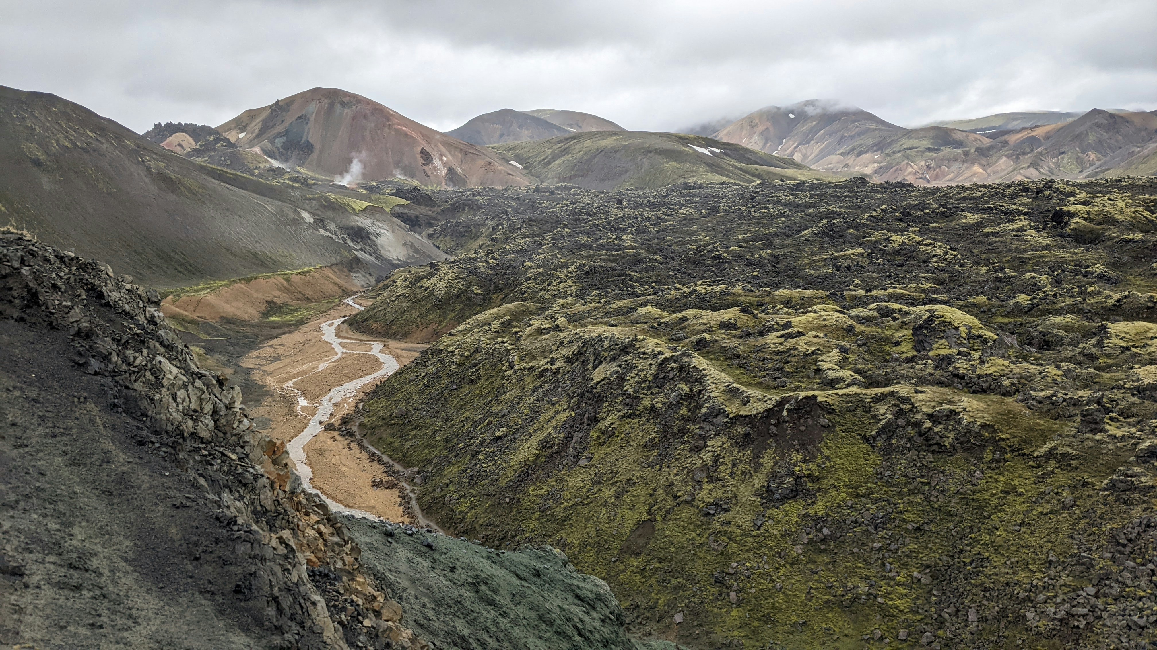 A river running through a valley photo – Free Landmannalaugar Image on ...