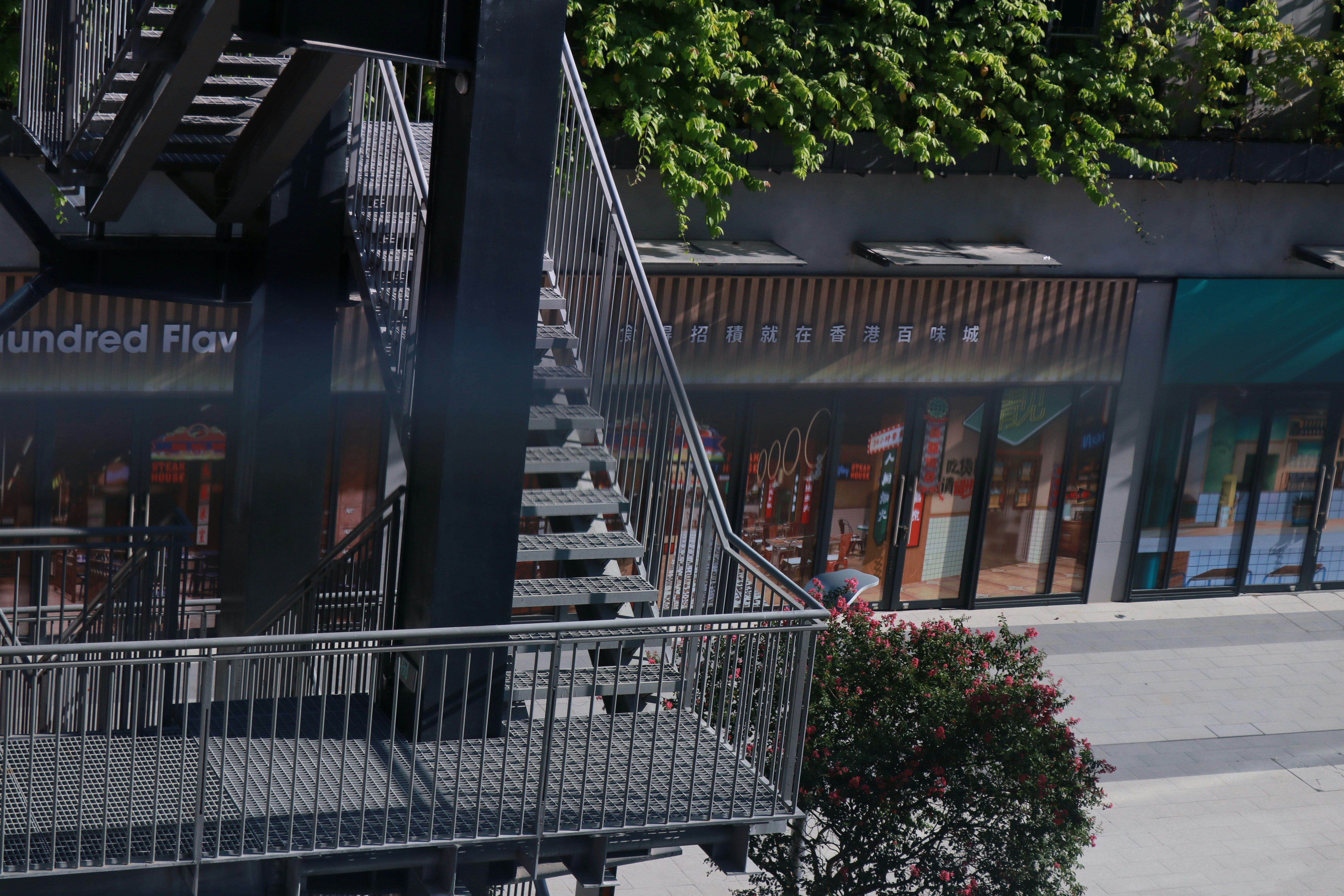 A staircase outside a building photo – Free Qianhai shengang dream ...