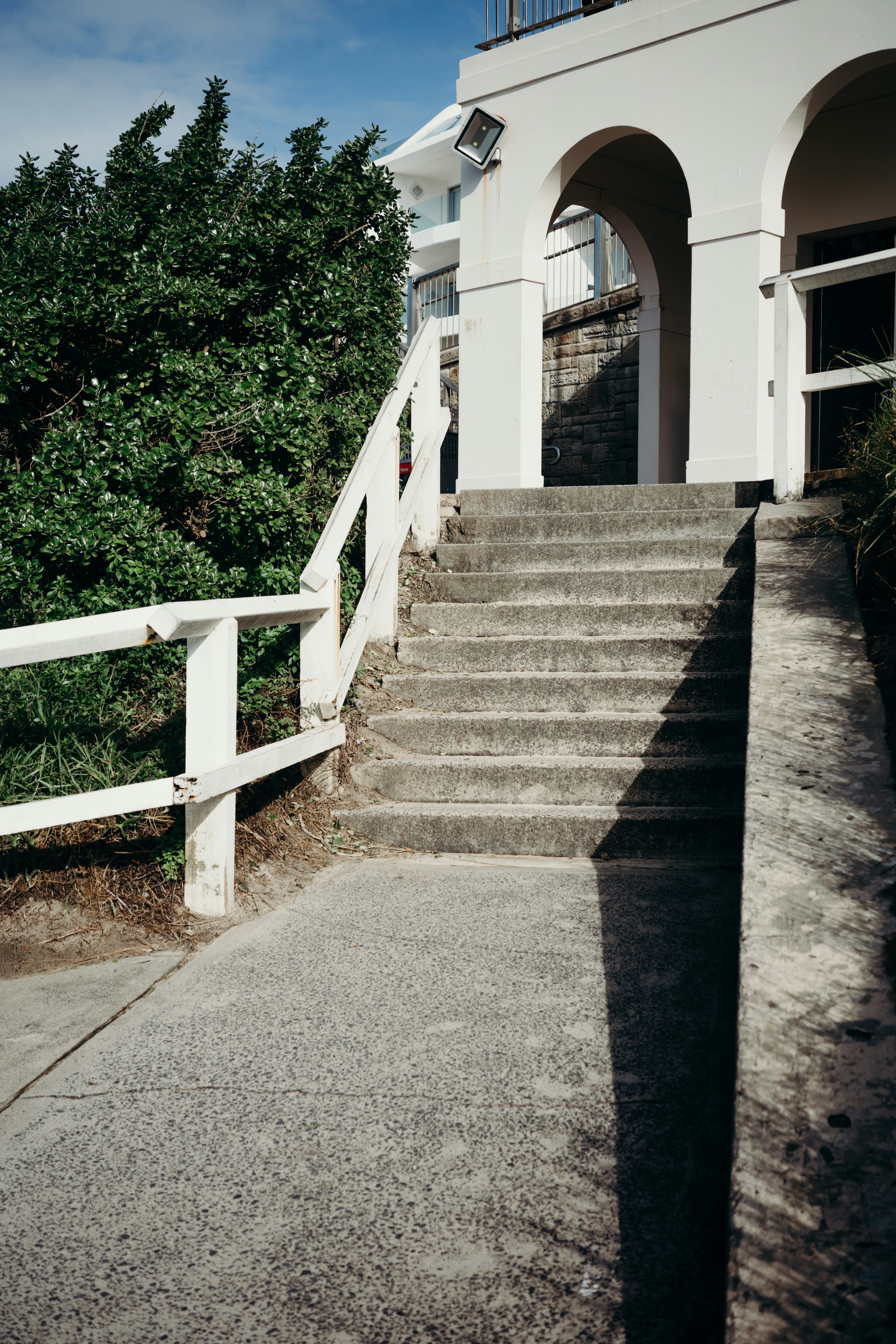 Stairs in Bondi Beach - Sydney, Australia.