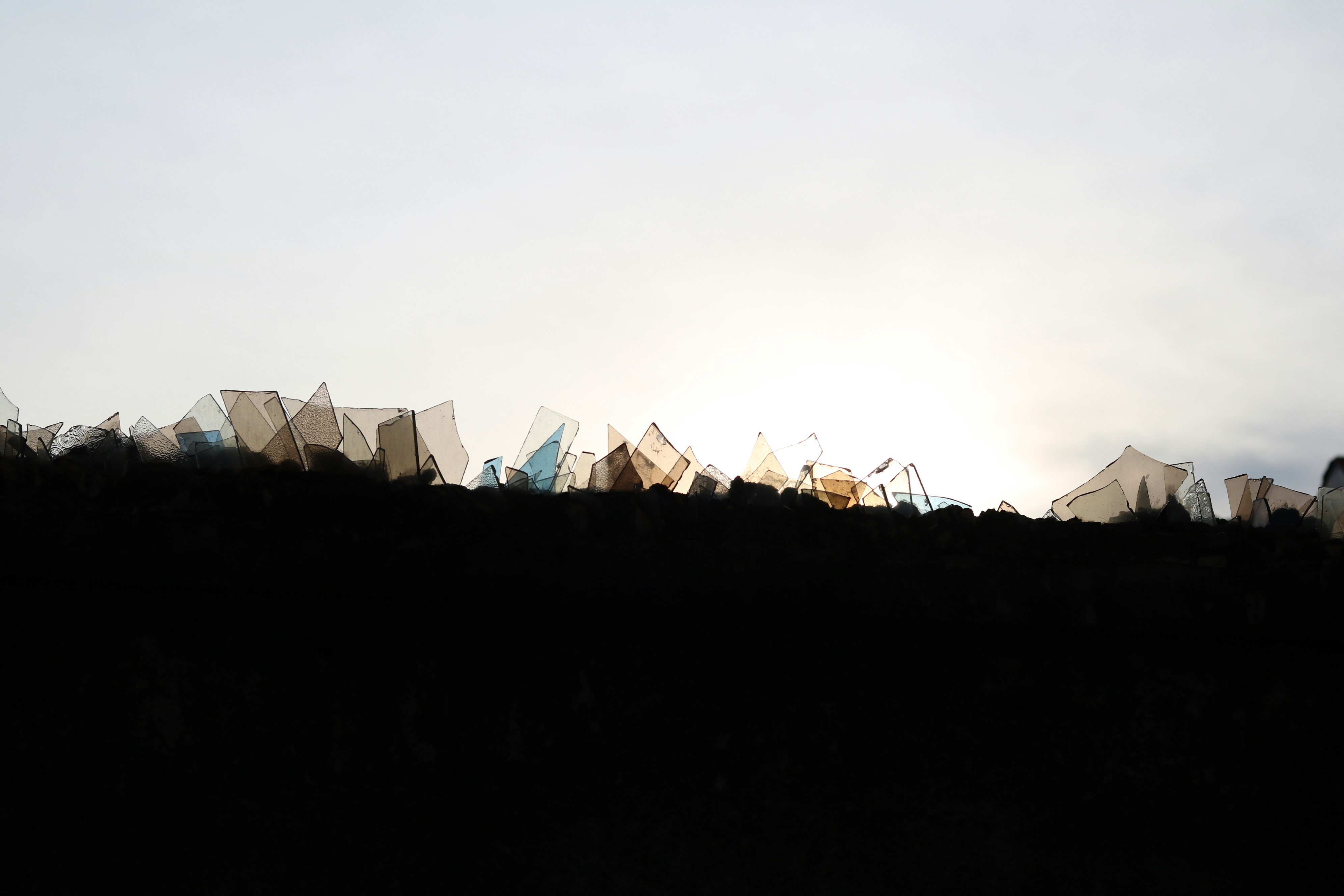 Translucent Peaks Against the Horizon